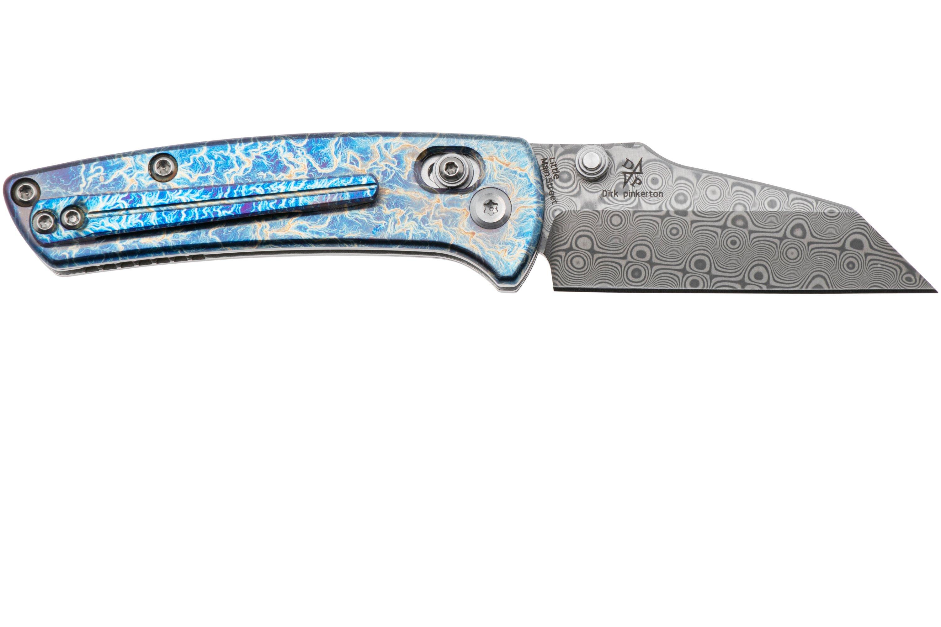 Kansept Little Main Street K2015V1 Damascus Steel , Lightning Strike ...