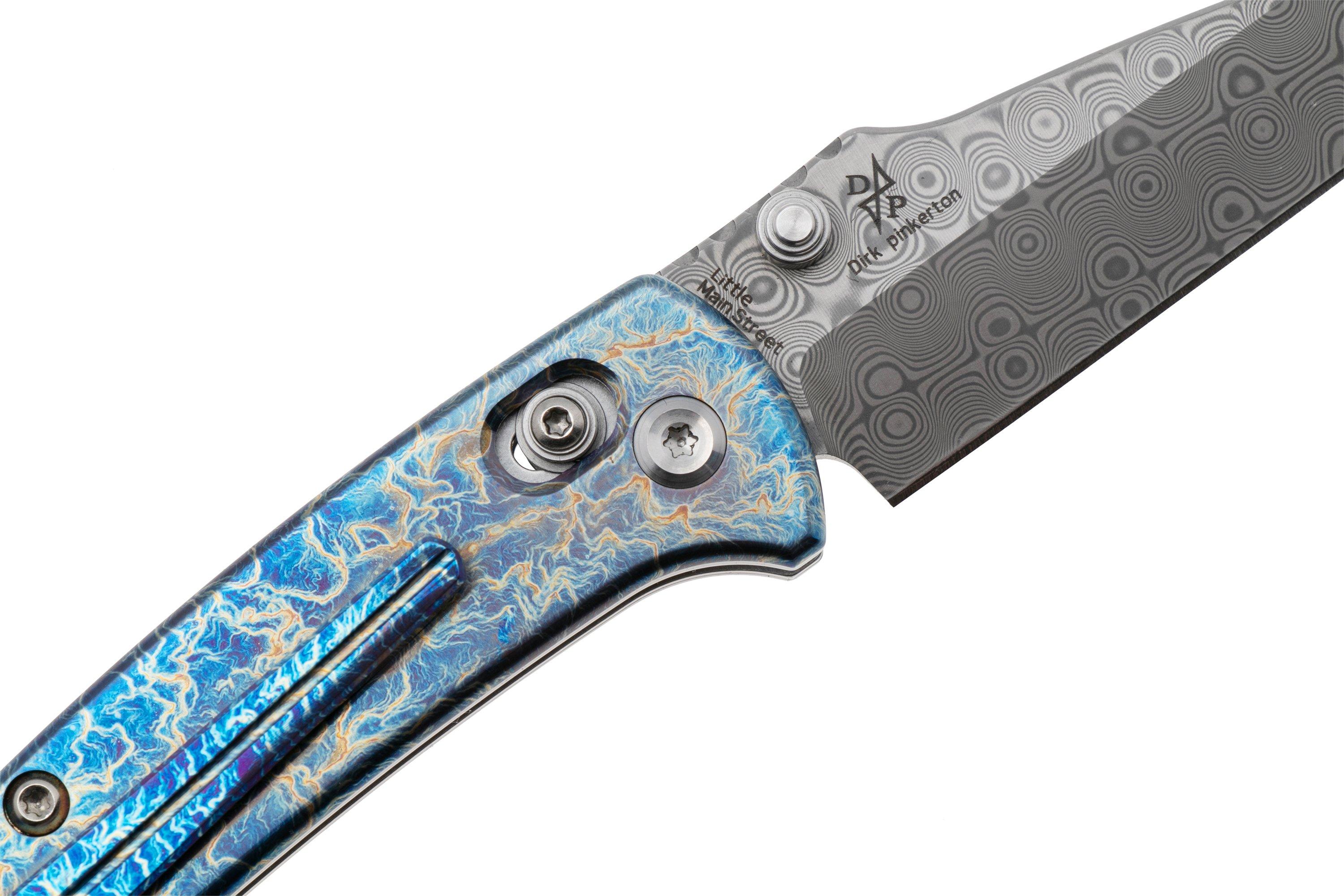 Kansept Little Main Street K2015V1 Damascus Steel , Lightning Strike ...