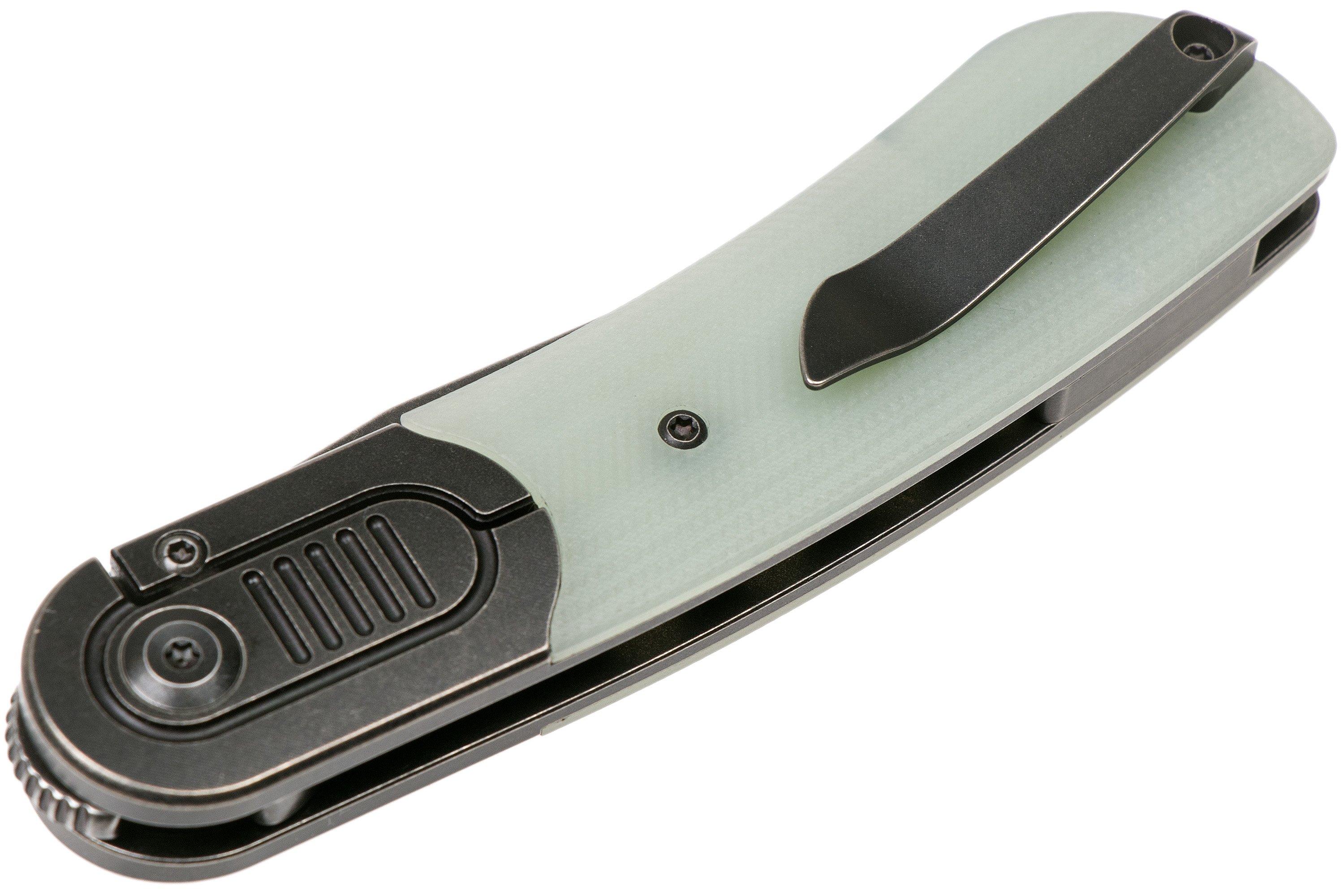 Kansept Reverie K2025A5 Black Stonewashed, Natural G10 pocket knife ...