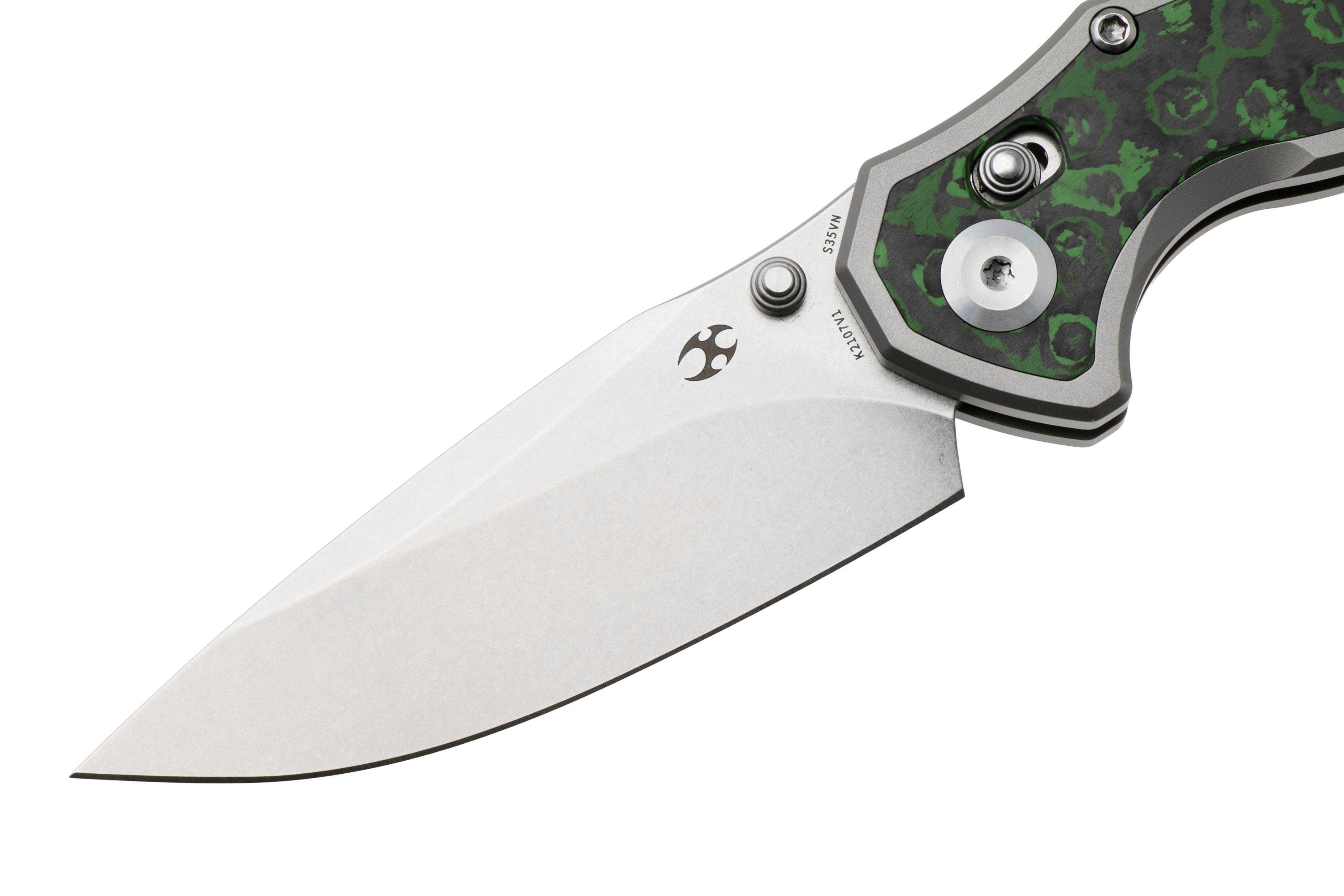 Kansept Apollo K2107V1, Stonewashed CPM S35VN, Grey Titanium, Jungle ...