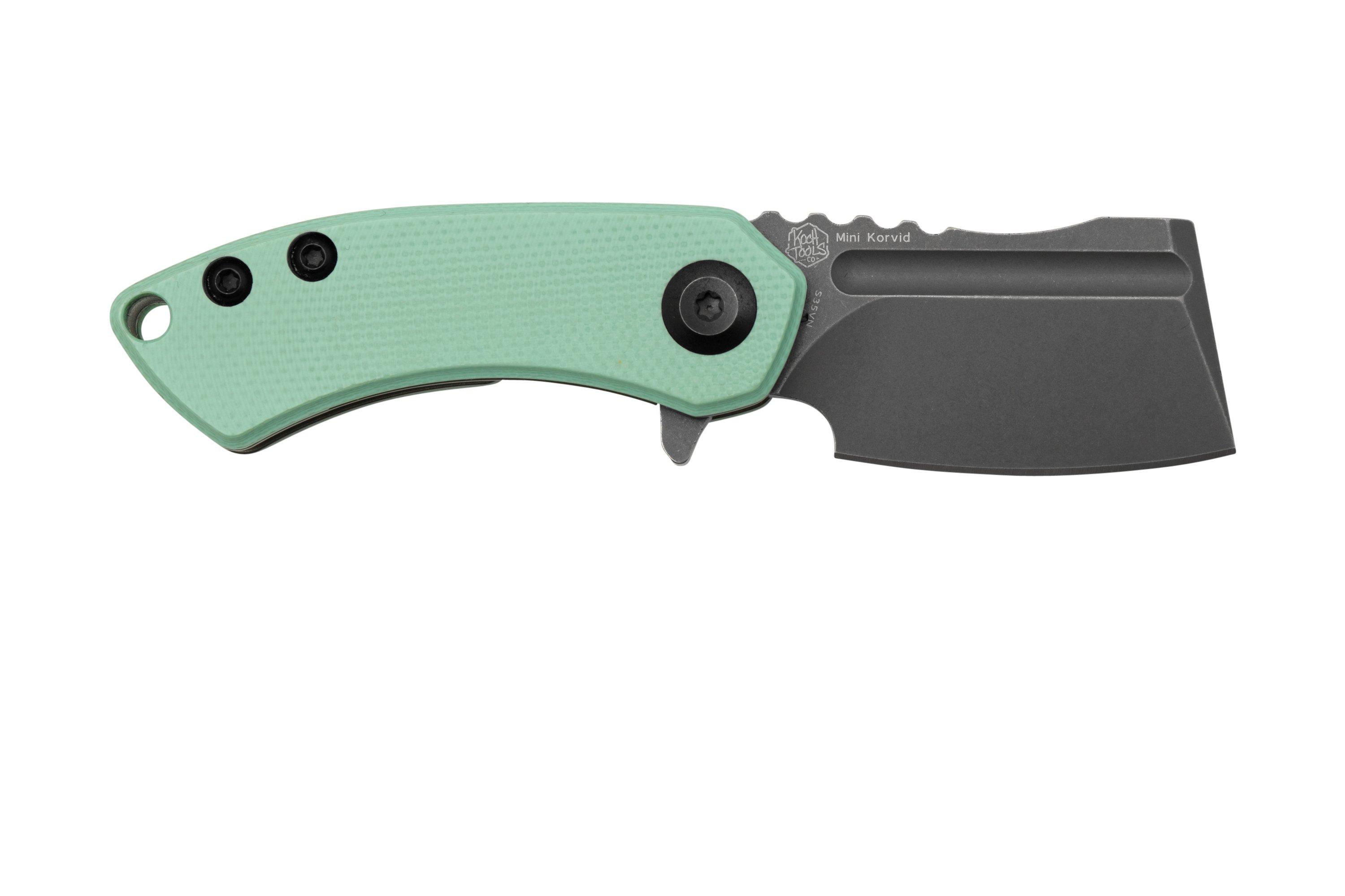 Kansept Mini Korvid K3030A1 Gray CPM-S35VN, Blue G10 pocket knife ...