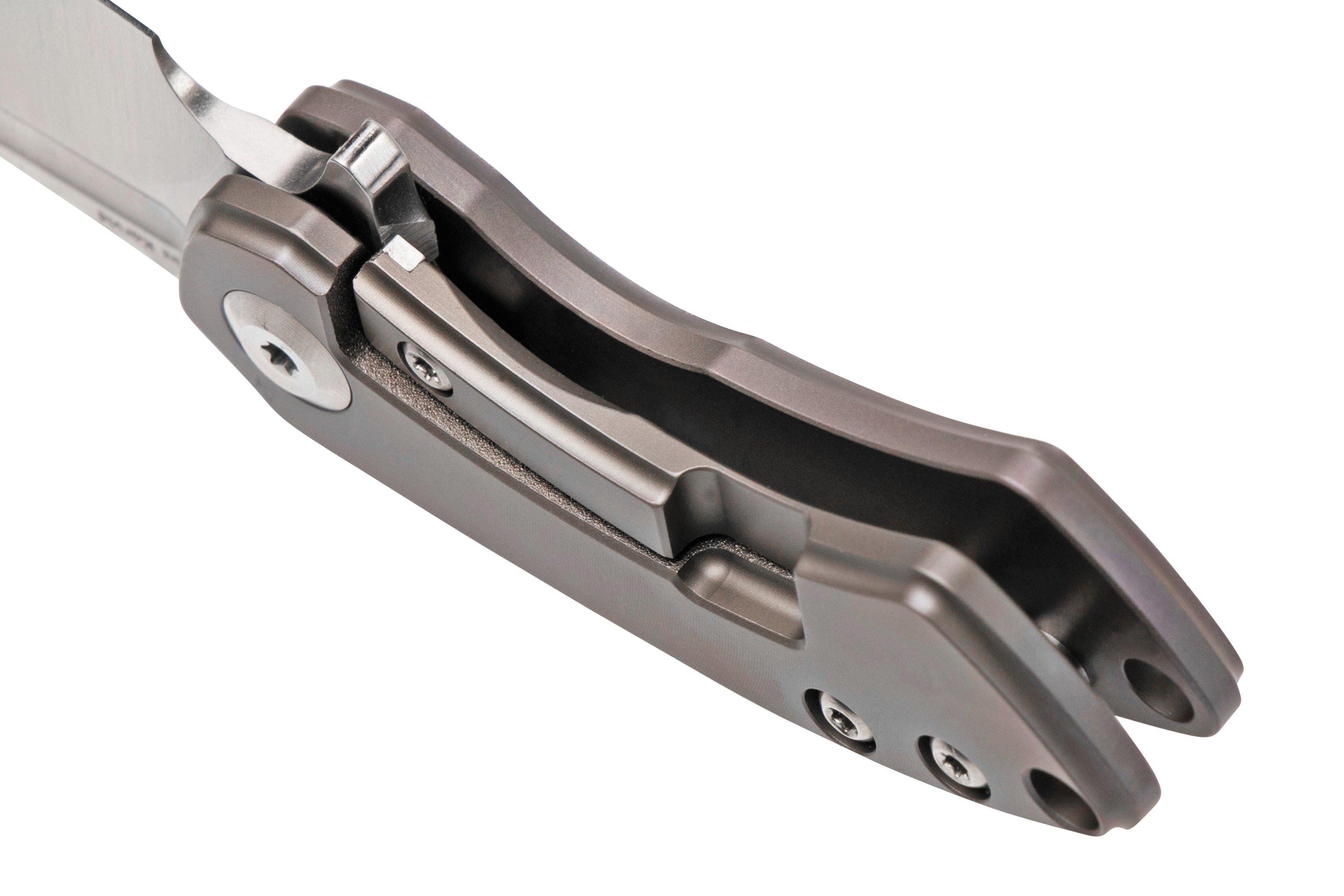 Kansept Mini Korvid K3030A3 Satin CPM-S35VN, Bronze Titanium pocket ...