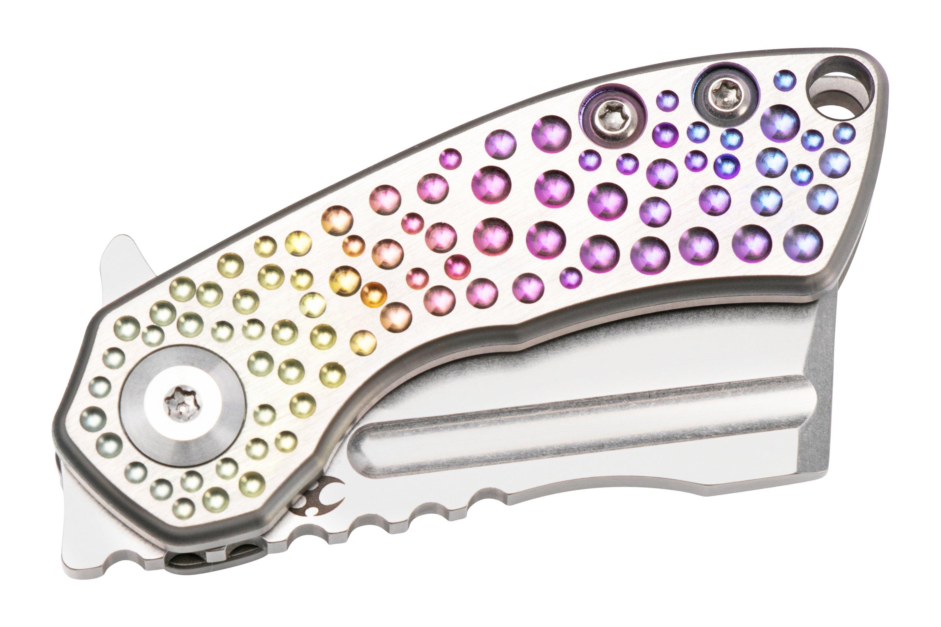 Kansept Mini Korvid K3030A5 Stonewashed CPM-S35VN, Gradient Titanium ...