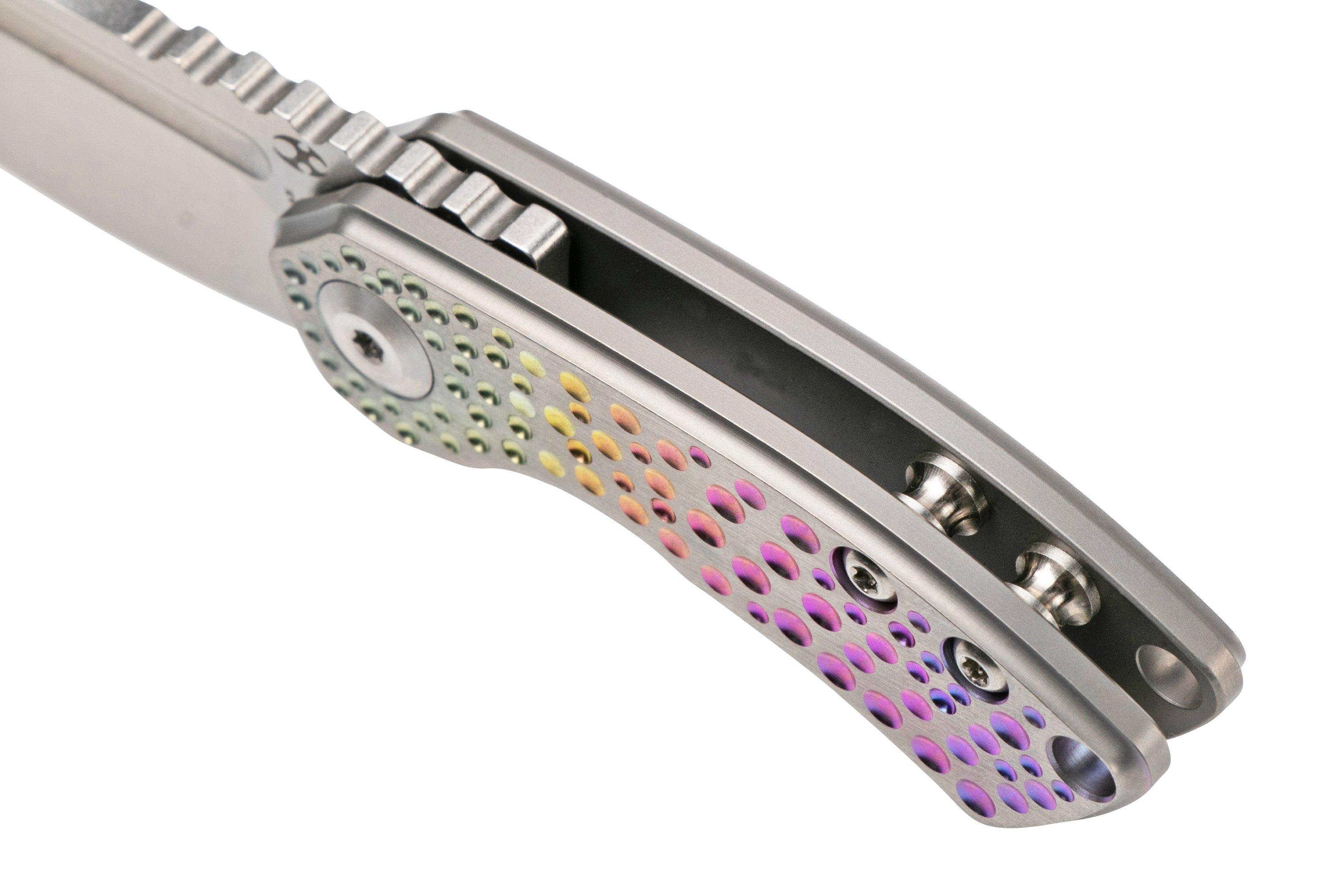 Kansept Mini Korvid K3030A5 Stonewashed CPM-S35VN, Gradient Titanium ...