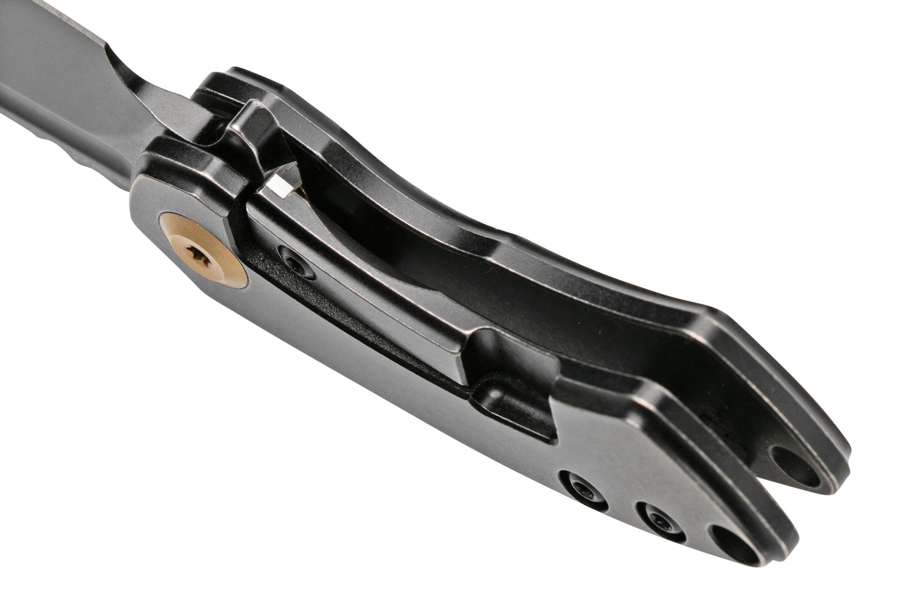 Kansept Mini Korvid K3030A6 Blackwashed CPM-S35VN, Black Titanium ...