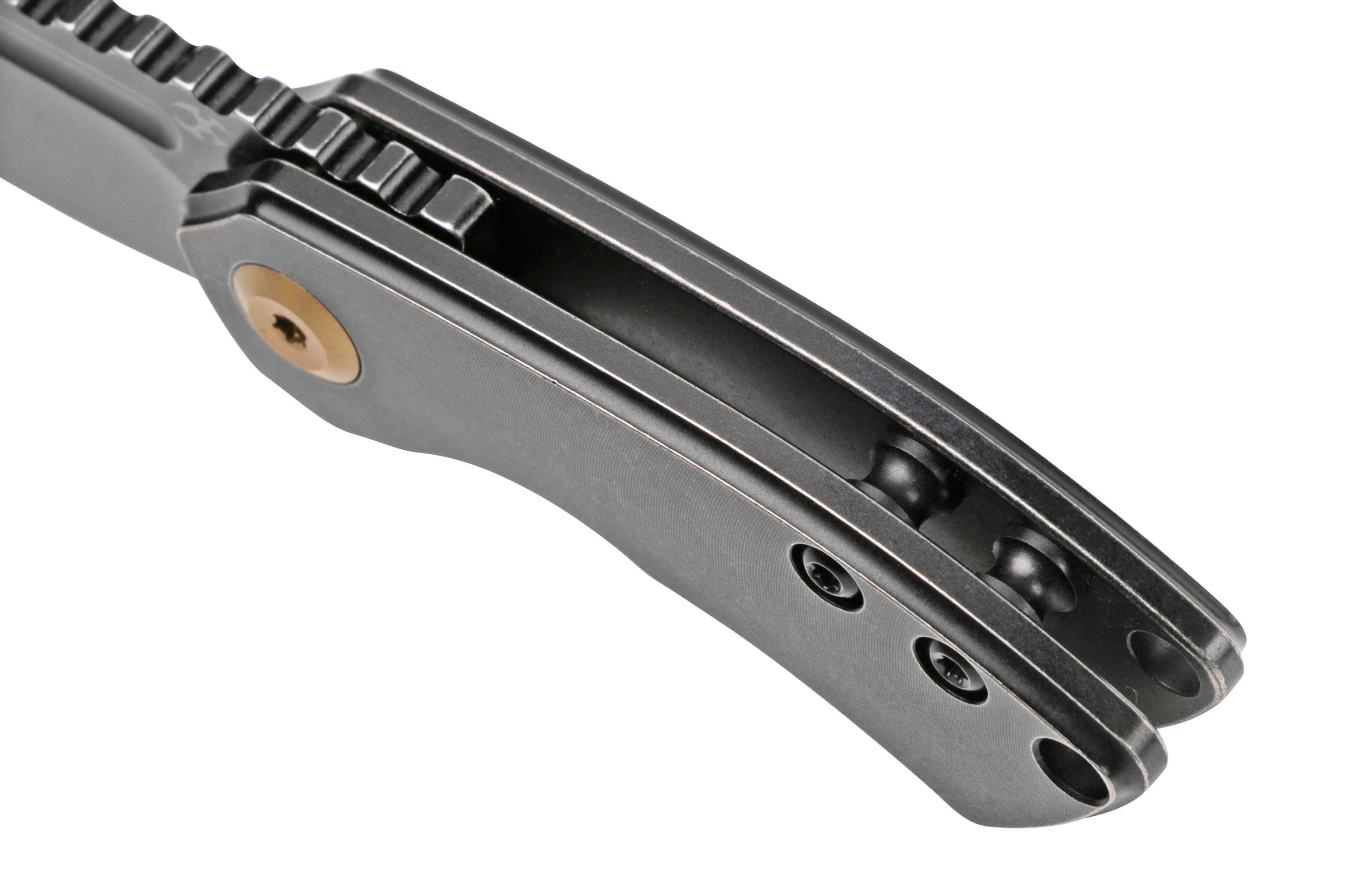 Kansept Mini Korvid K3030A6 Blackwashed CPM-S35VN, Black Titanium ...