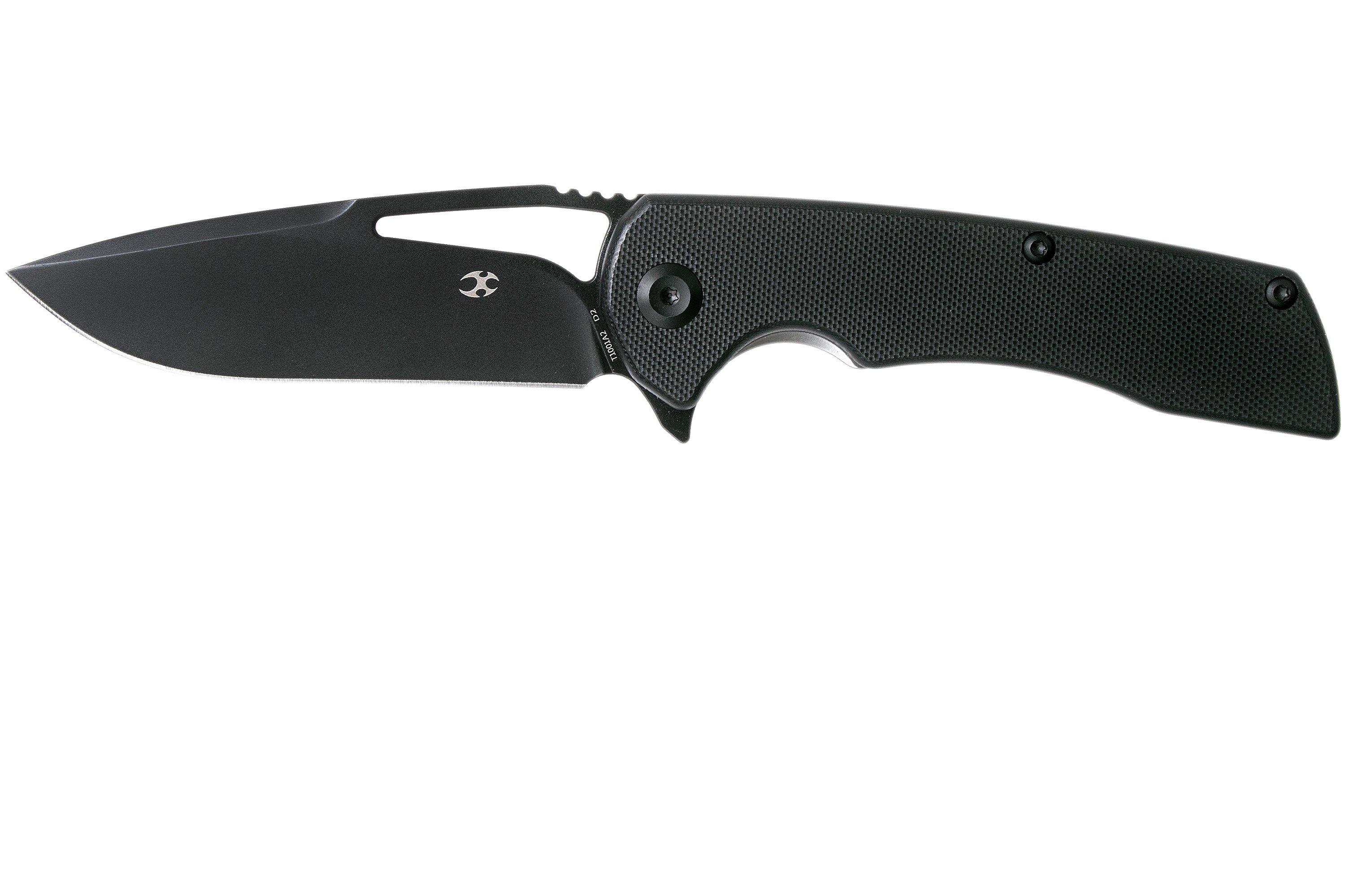 Kansept Kryo T1001A2 Black D2, Black G10 pocket knife, Kim Ning design ...