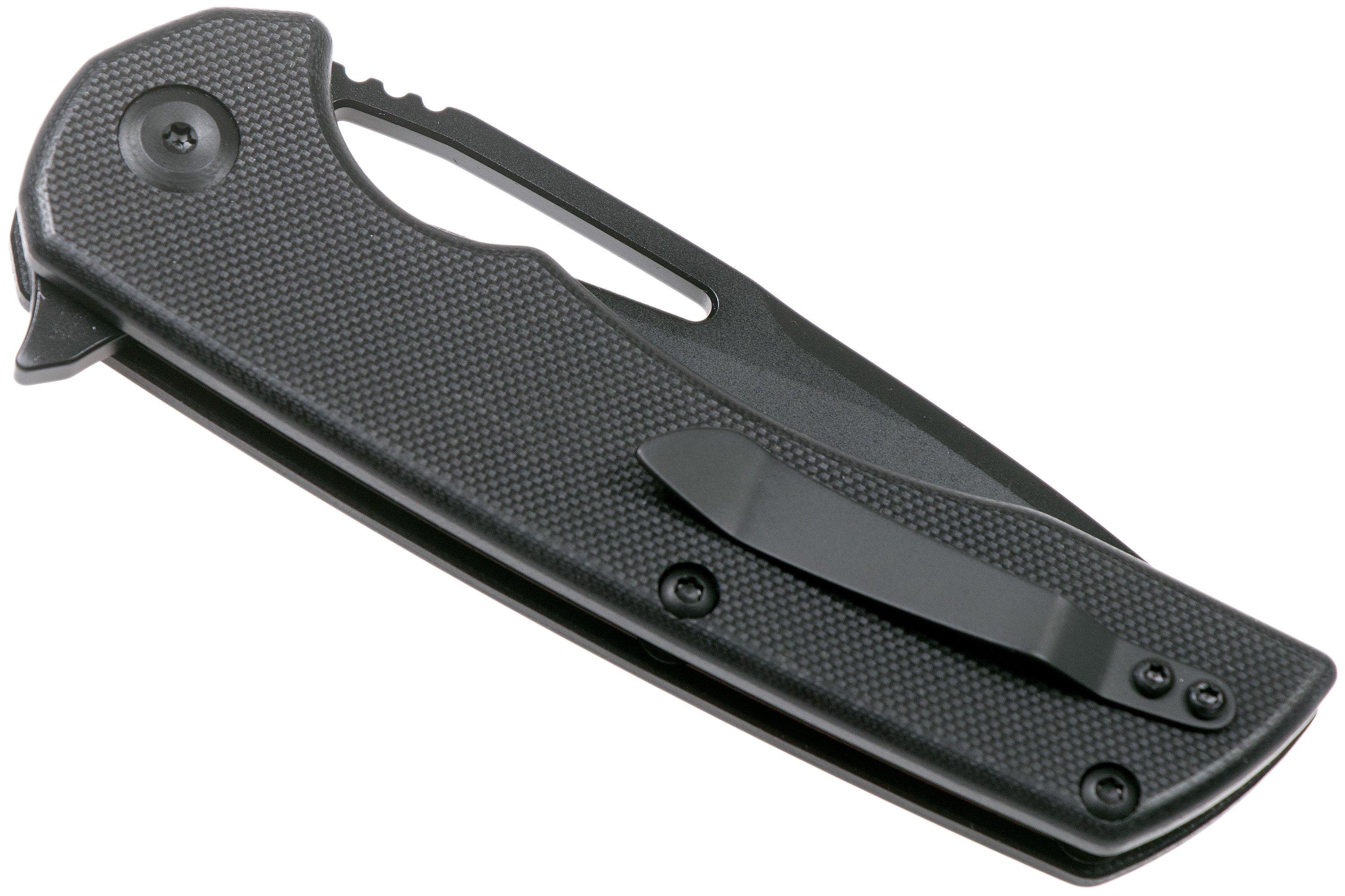 Kansept Kryo T1001A2 Black D2, Black G10 pocket knife, Kim Ning design ...