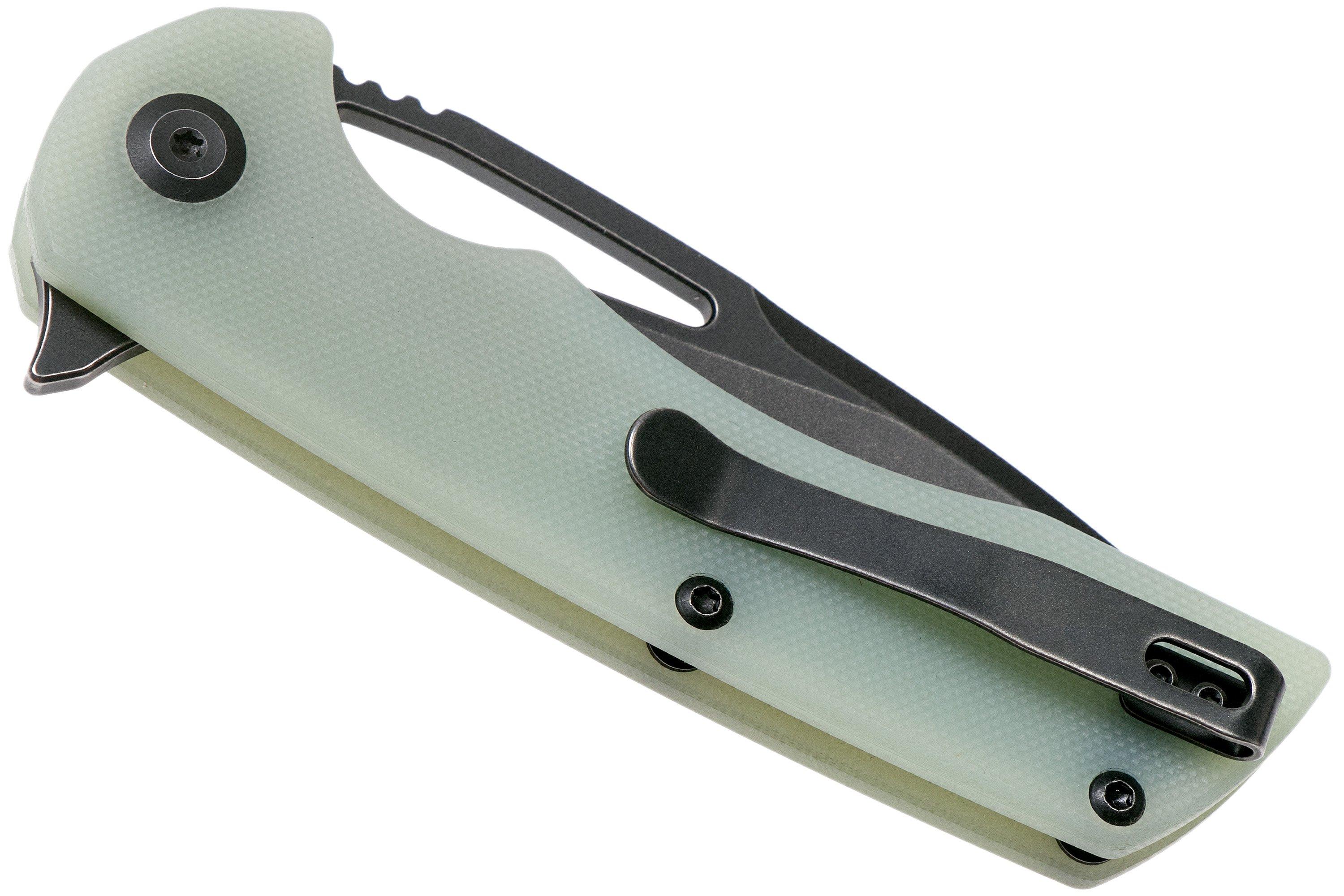 Kansept Kryo T1001A5 D2, Jade G10 pocket knife, Kim Ning design ...