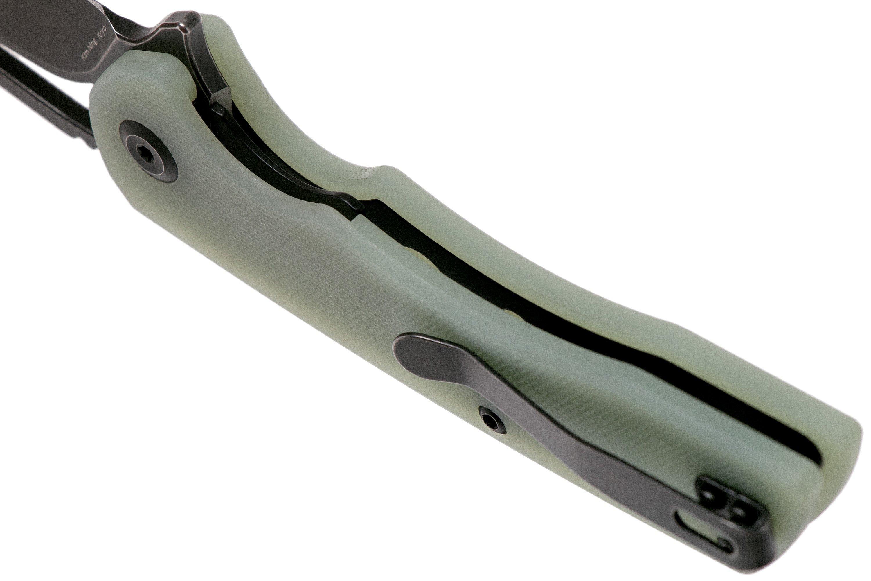 Kansept Kryo T1001A5 D2, Jade G10 pocket knife, Kim Ning design ...