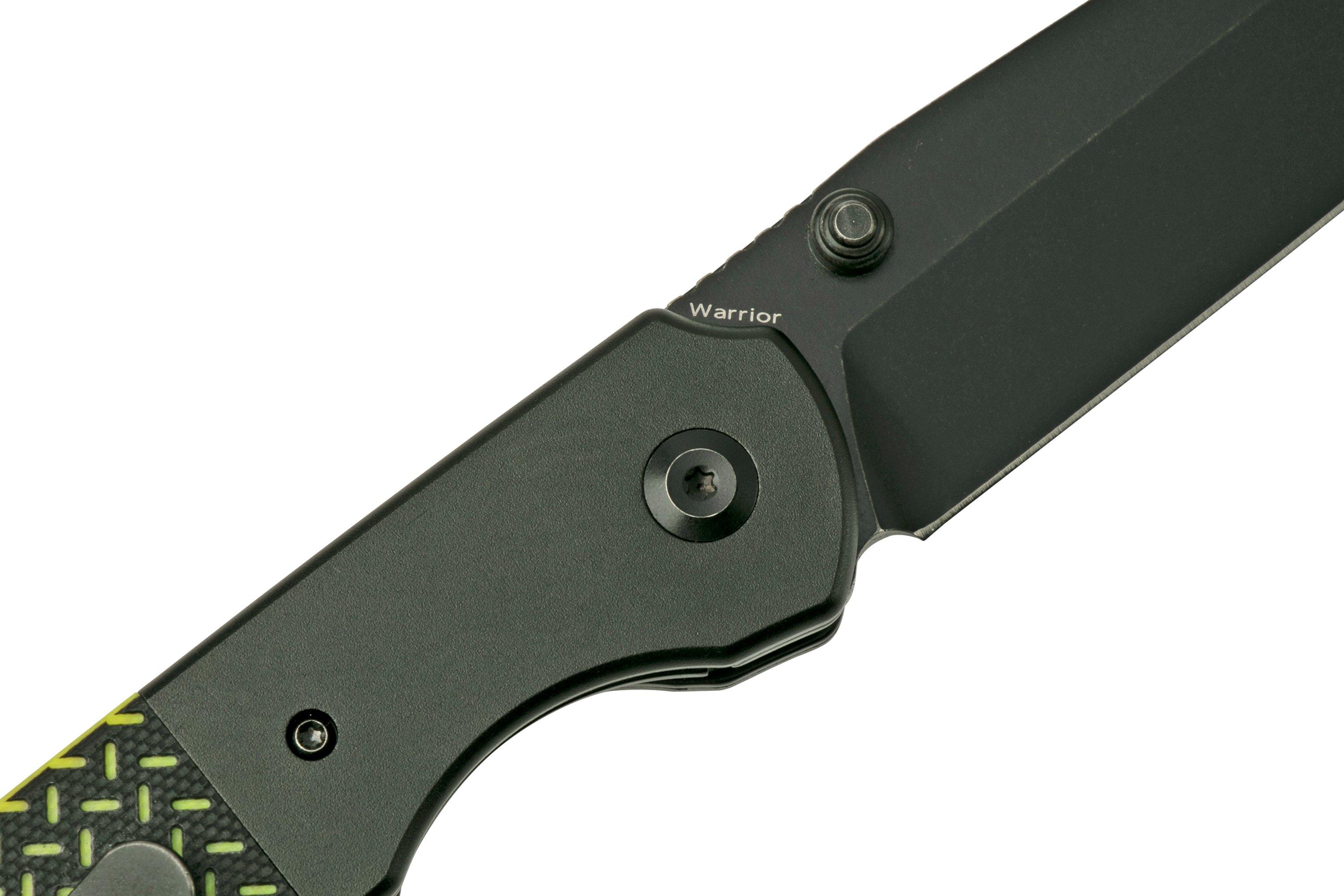 Kansept Warrior T1005T2 Black Tanto, Black & Green G10 navalha, Kim ...