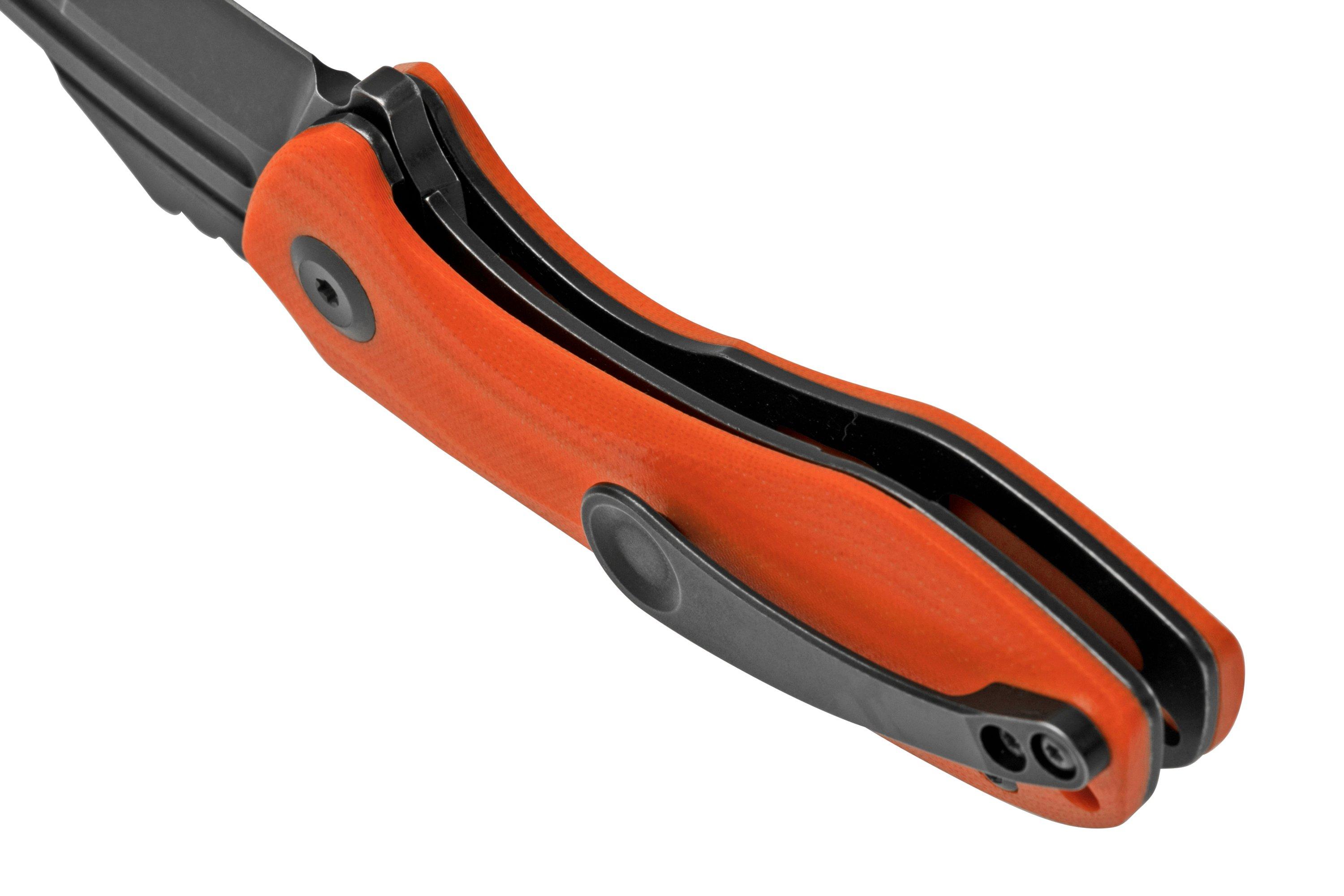 Kansept KTC3, T1031A4 Black, Orange G10 pocket knife, Justin Koch ...
