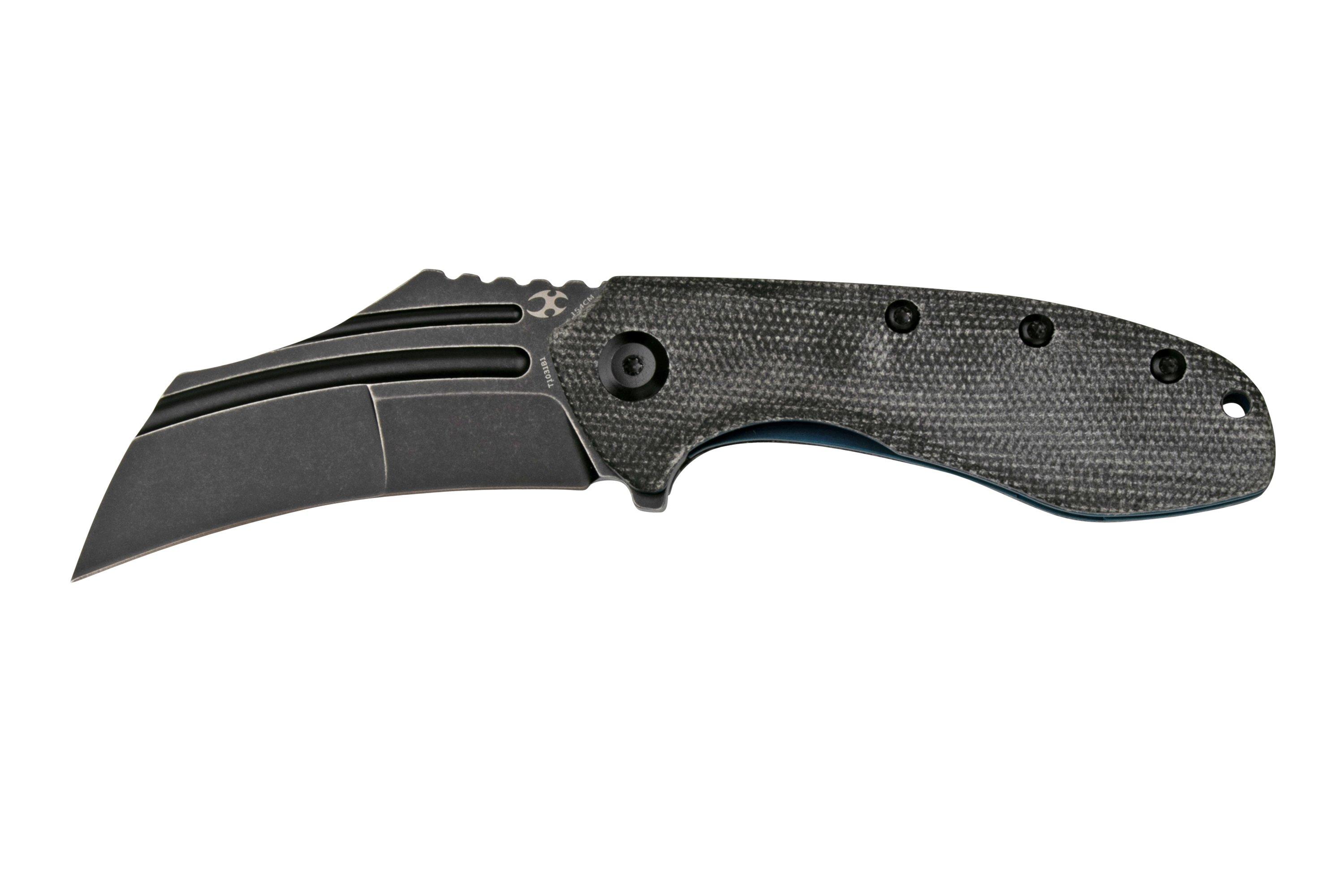 Kansept KTC3, T1031B1 Black, Black Micarta zakmes, Justin Koch design ...