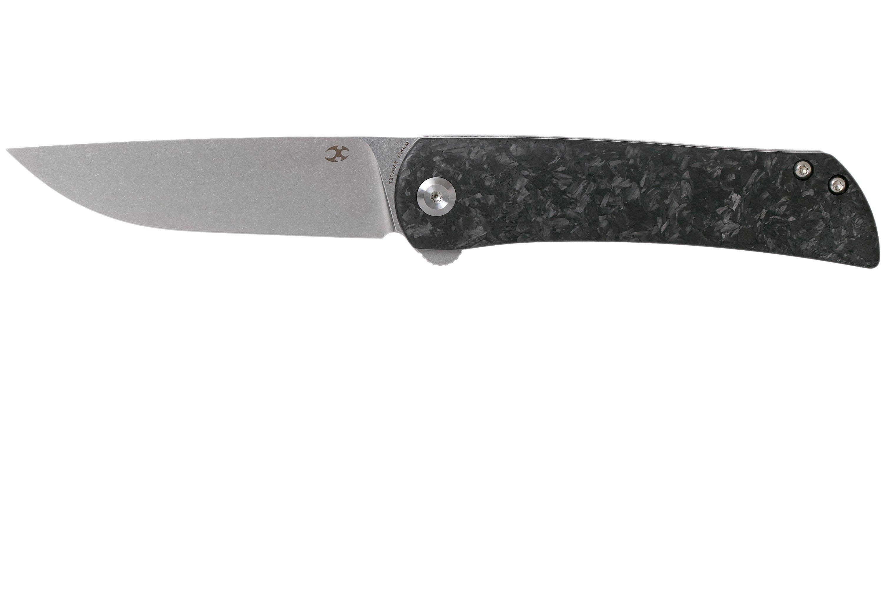 Kansept Weasel T2020A3 Shredded Carbon fibre pocket knife, Rolf Helbig ...