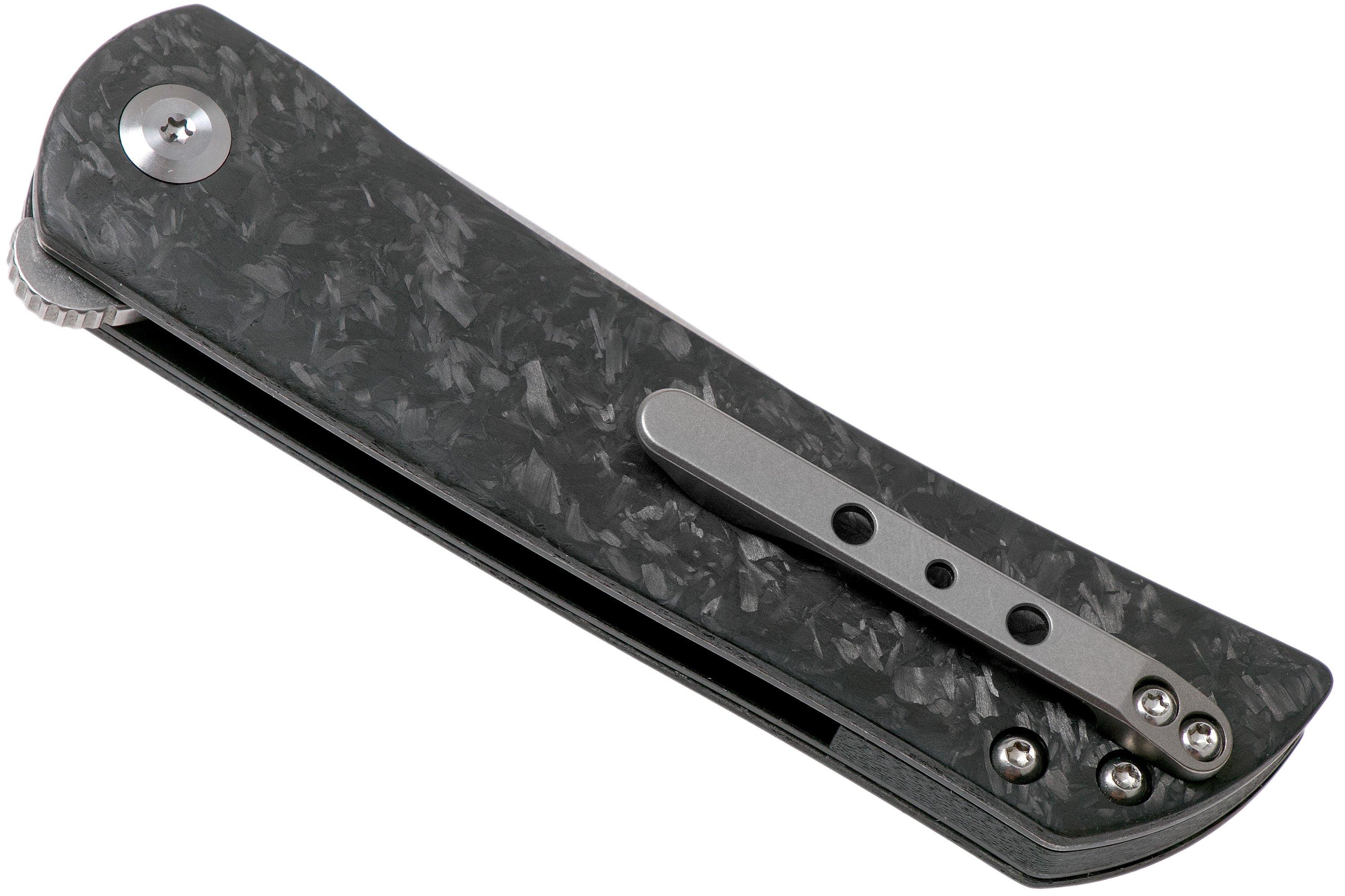 Kansept Weasel T2020A3 Shredded Carbon fibre pocket knife, Rolf Helbig ...