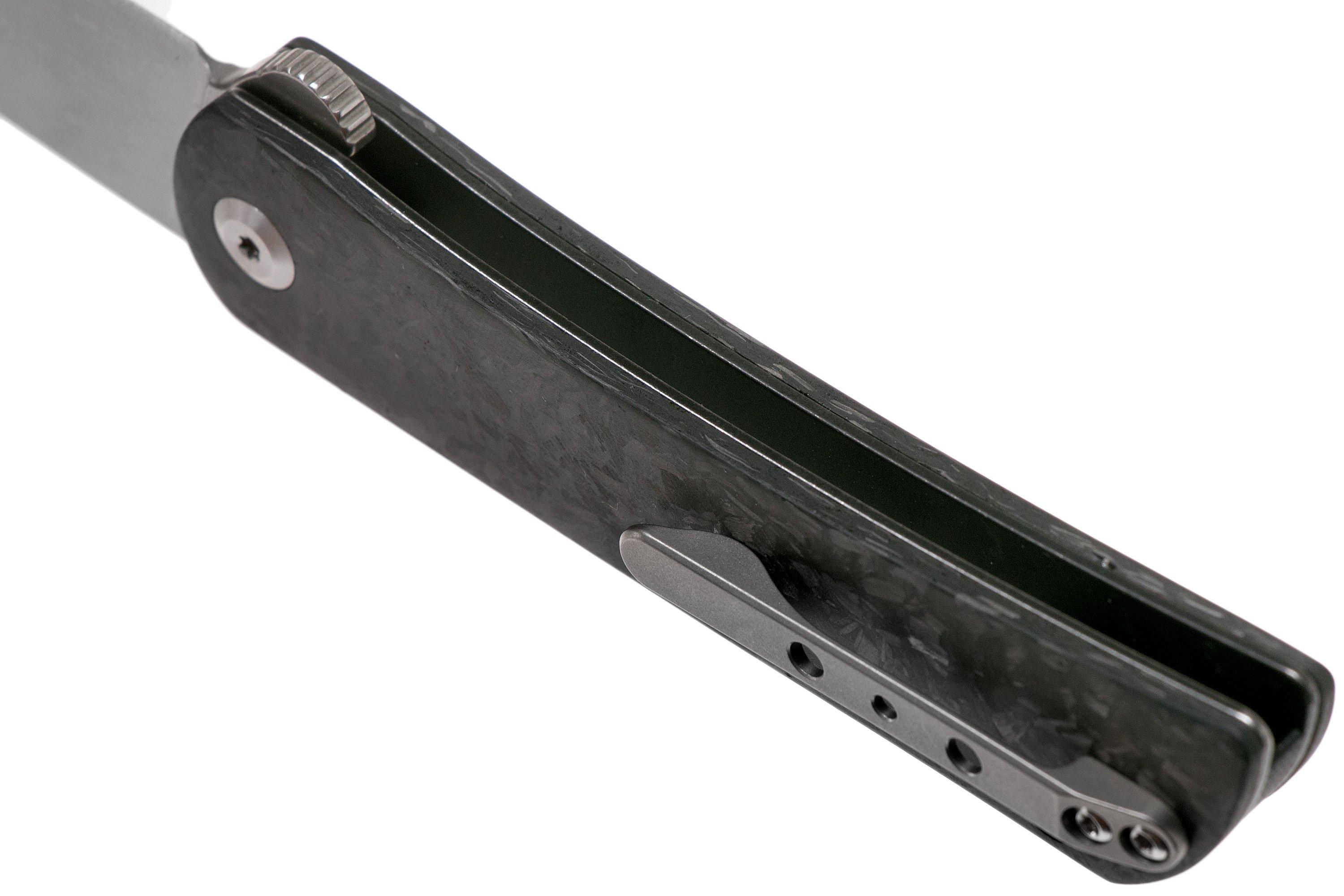 Kansept Weasel T2020A3 Shredded Carbon fibre pocket knife, Rolf Helbig ...