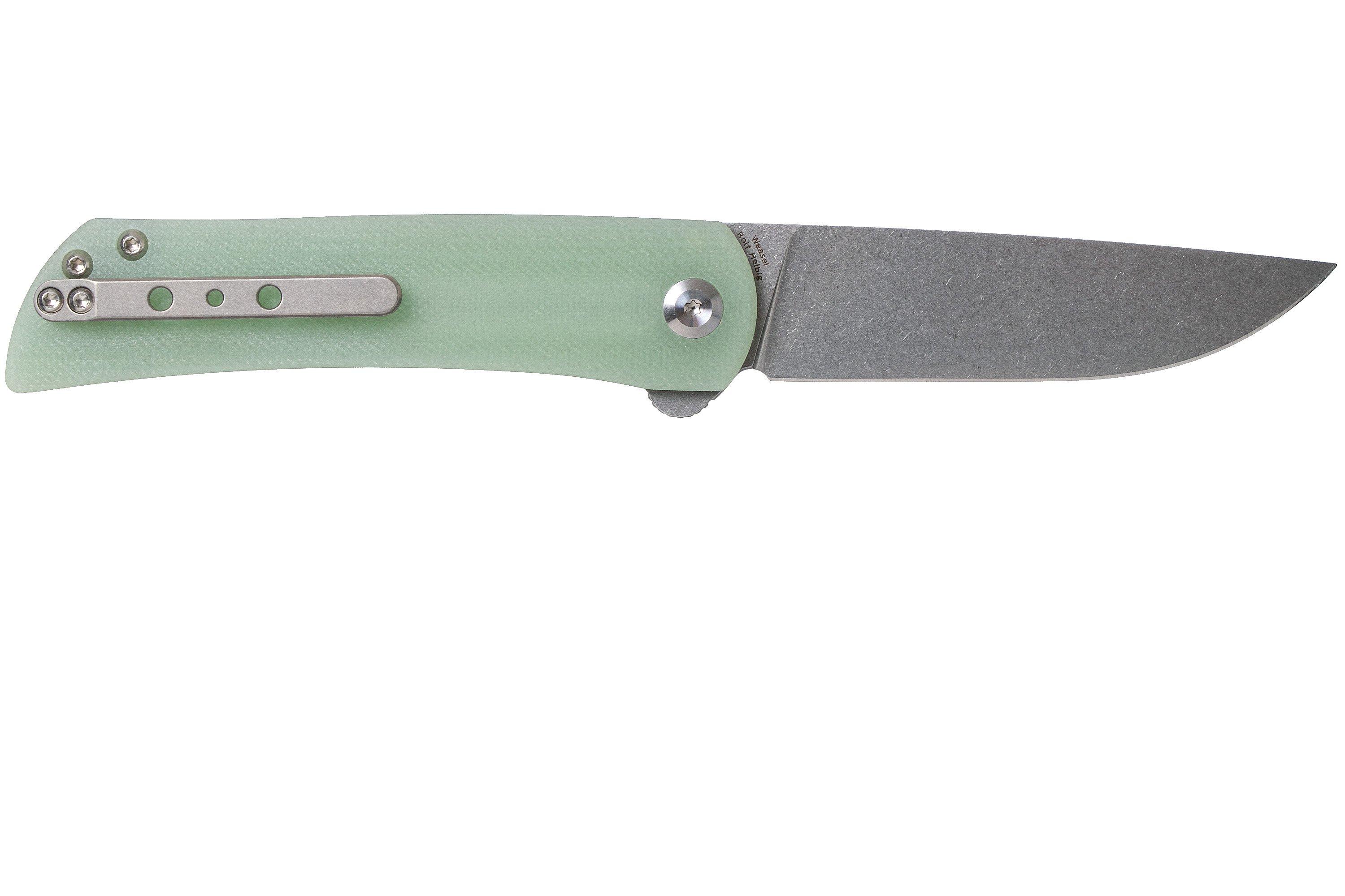 Kansept Weasel T2020A4 Natural G10 pocket knife, Rolf Helbig design ...