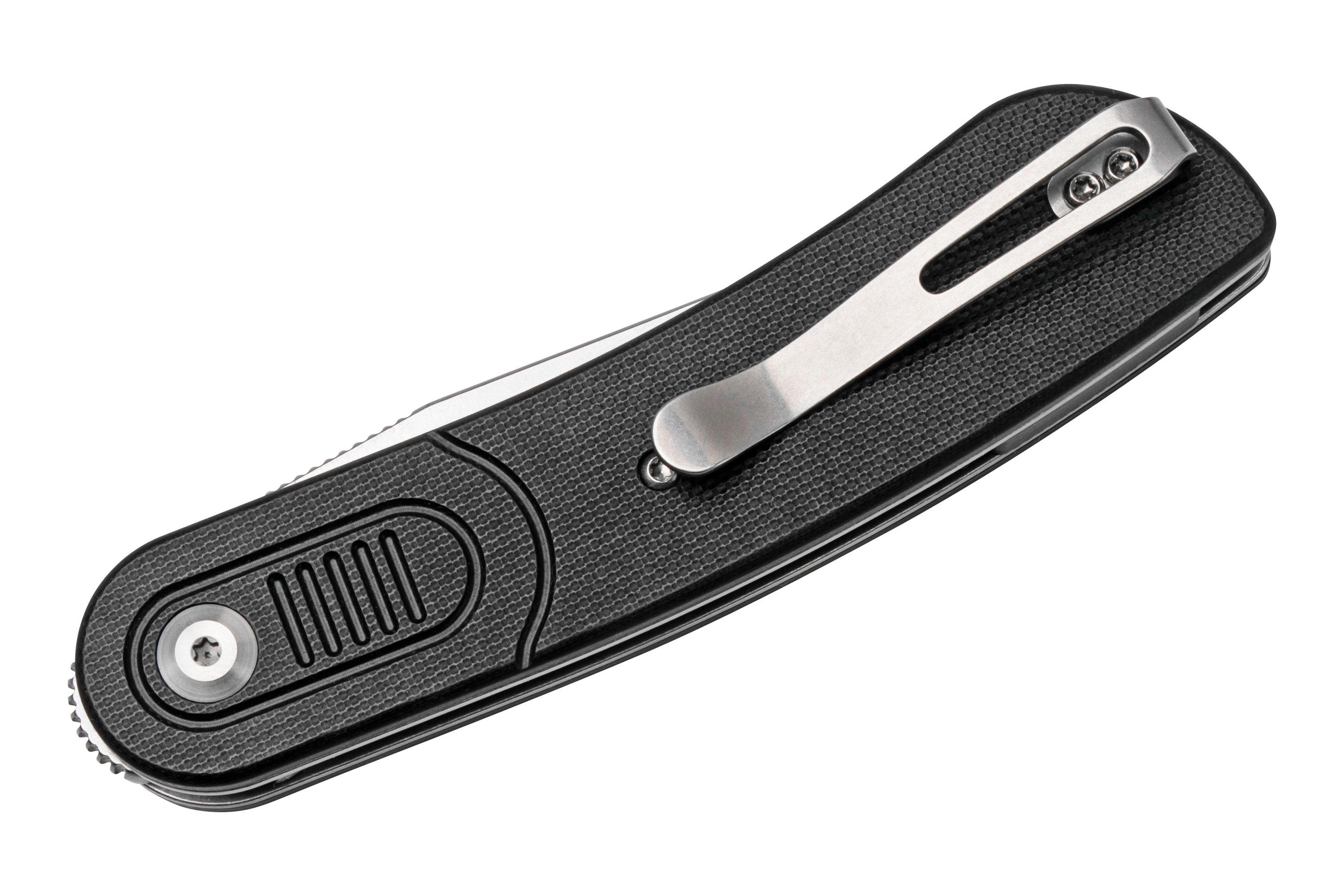 Kansept Reverie T2025A1 Stonewashed, Black G10 pocket knife, Justin ...