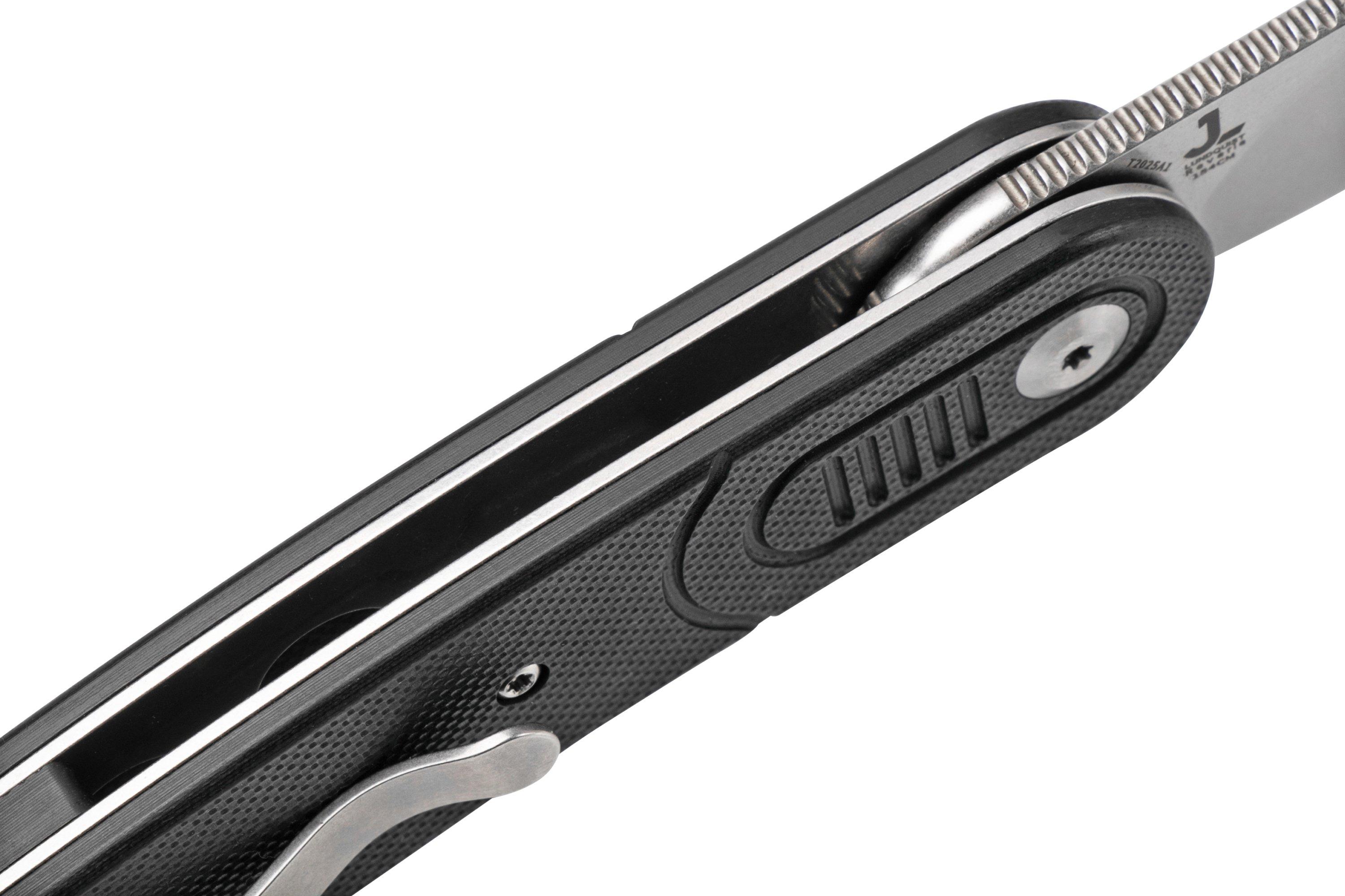 Kansept Reverie T2025A1 Stonewashed, Black G10 pocket knife, Justin ...