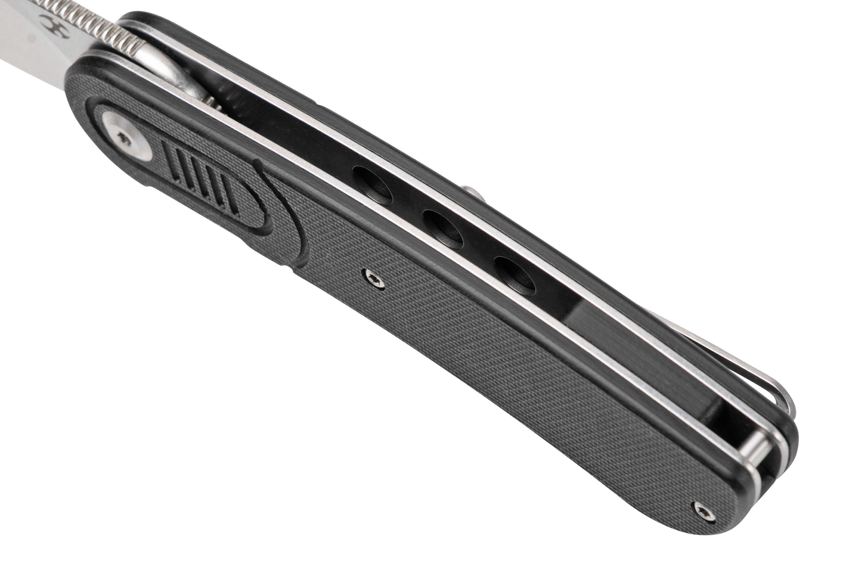 Kansept Reverie T2025A1 Stonewashed, Black G10 pocket knife, Justin ...