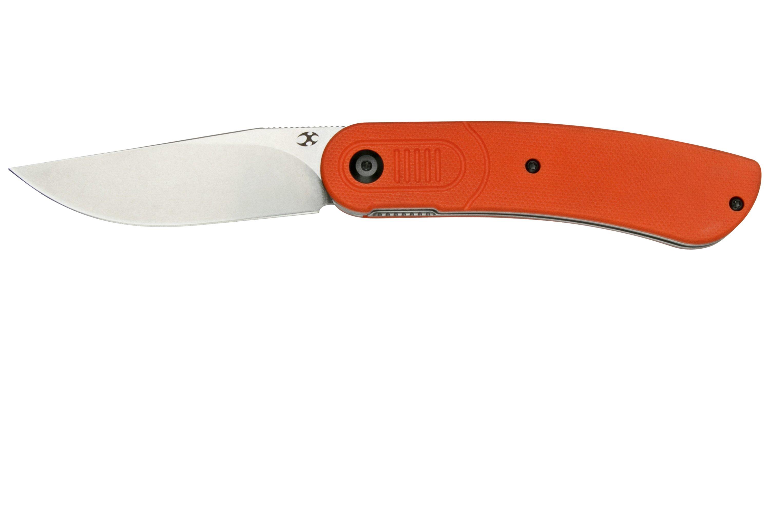 Kansept Reverie T2025A3 Stonewashed, Orange G10 pocket knife, Justin ...