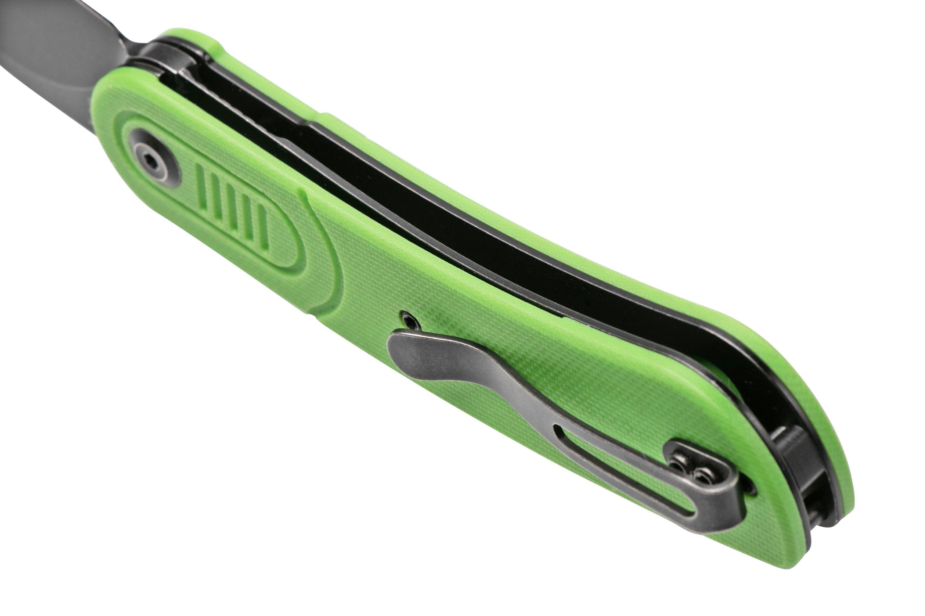 Kansept Reverie T2025A4 Black, Grass G10 pocket knife, Justin Lundquist ...