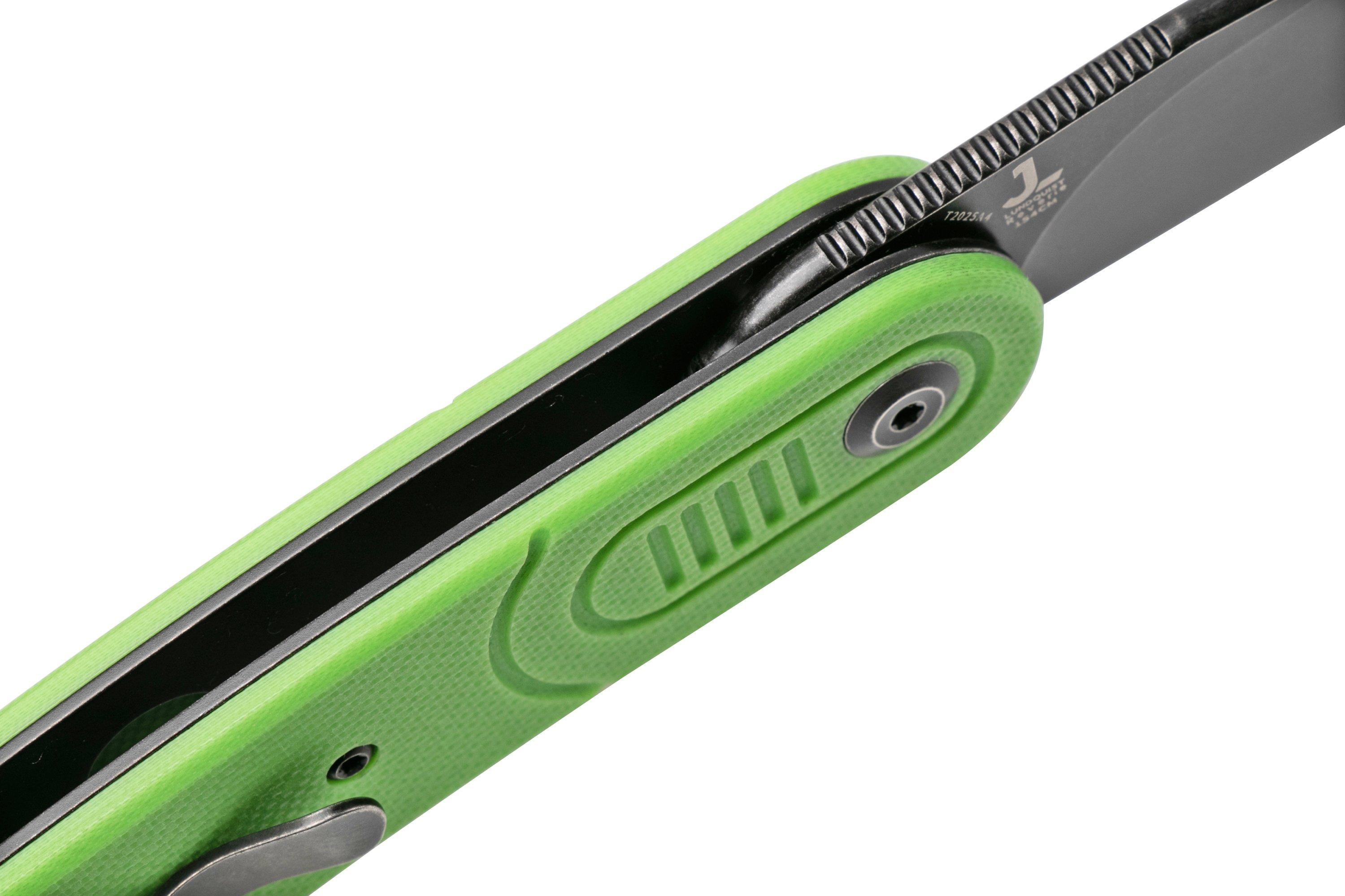 Kansept Reverie T2025A4 Black, Grass G10 pocket knife, Justin Lundquist ...