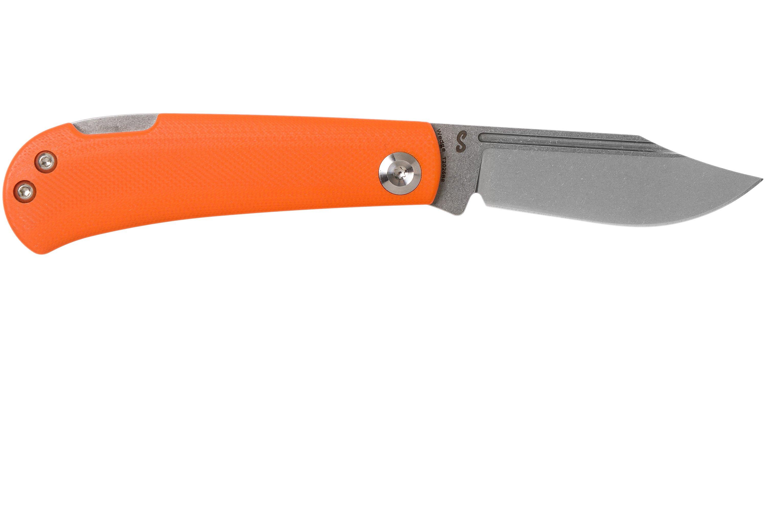 Kansept Wedge T2026B8 Orange G10 pocket knife, Nick Swan design ...