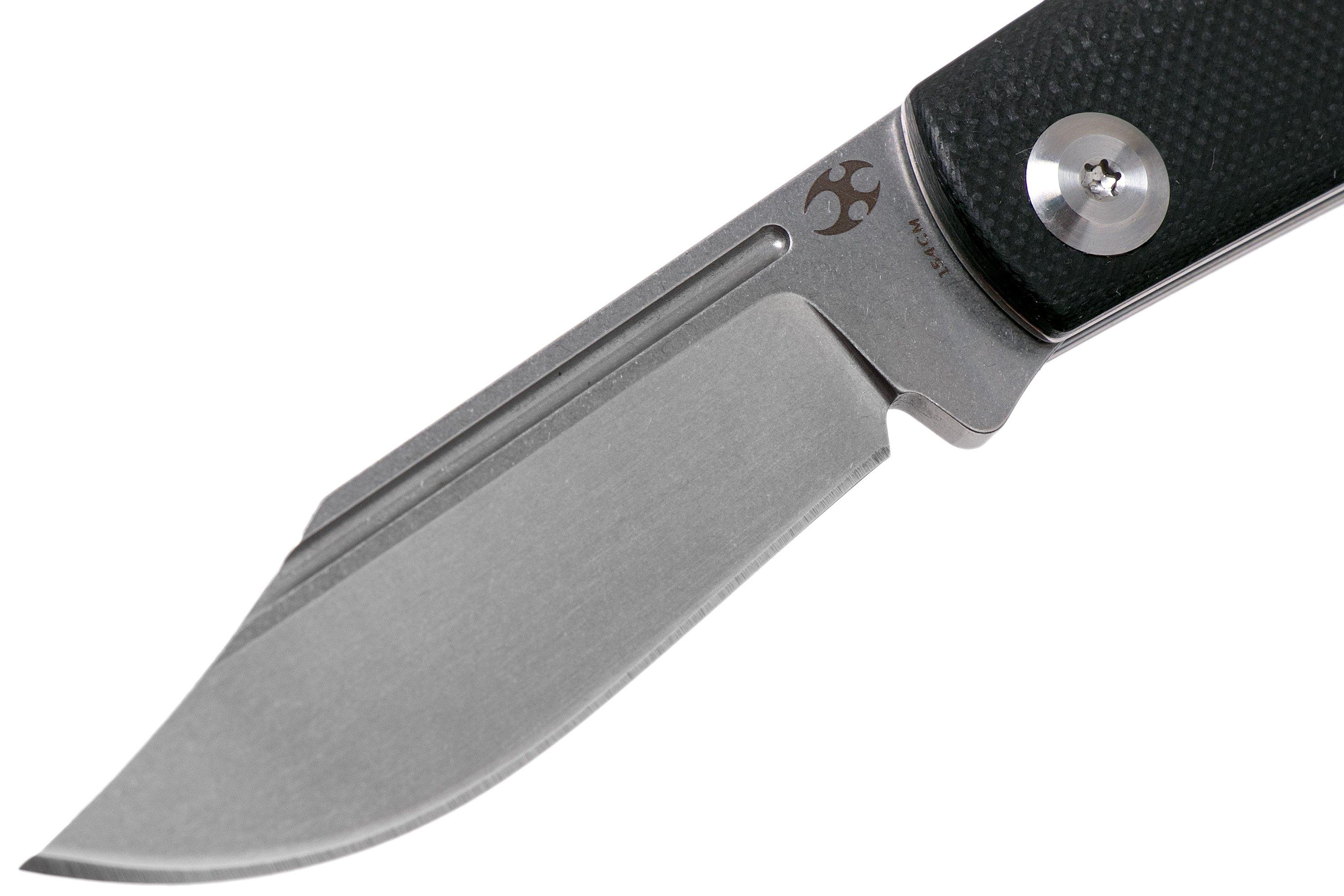 Kansept Bevy T2026S1 Black G10 pocket knife, Nick Swan design ...