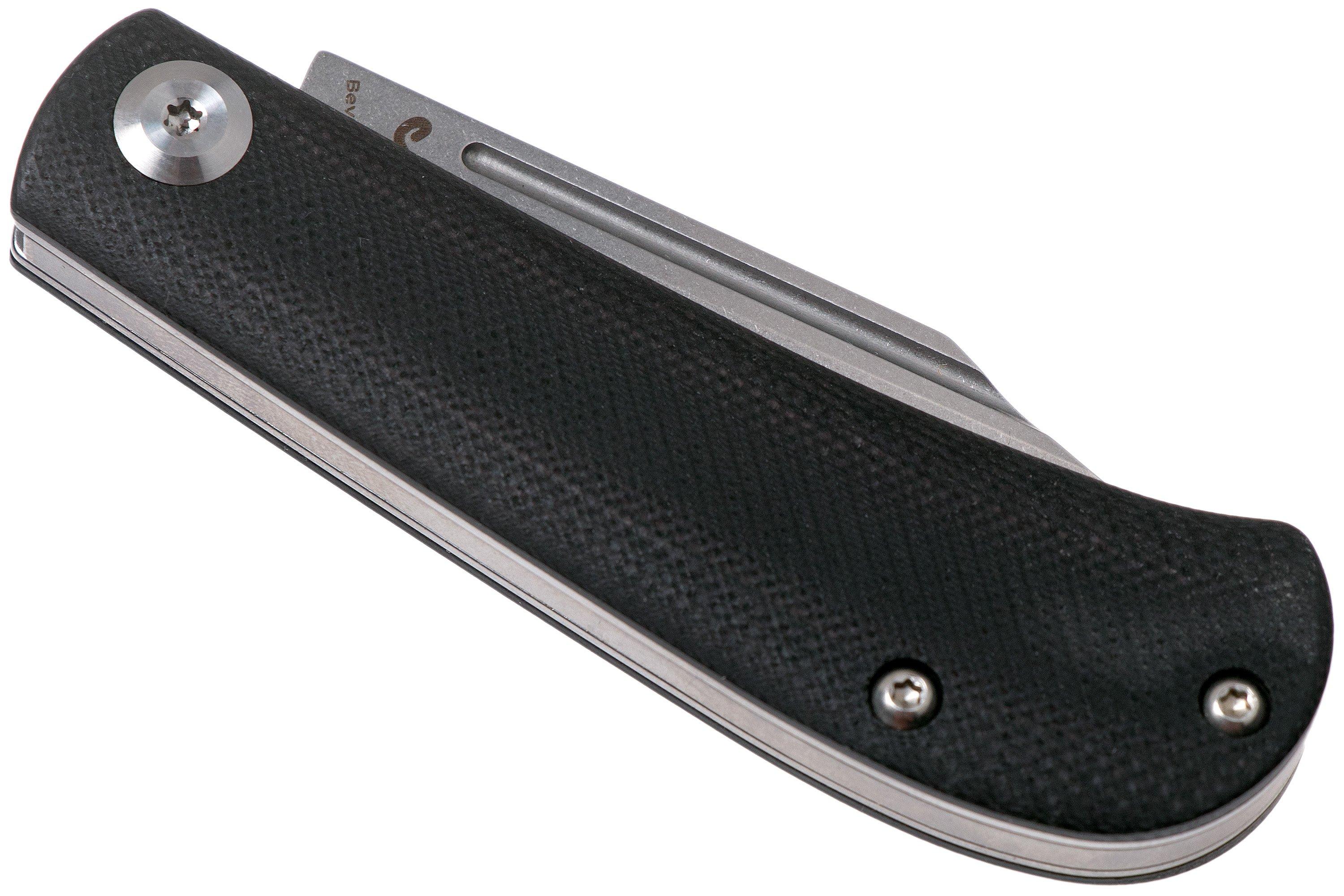 Kansept Bevy T2026S1 Black G10 pocket knife, Nick Swan design ...