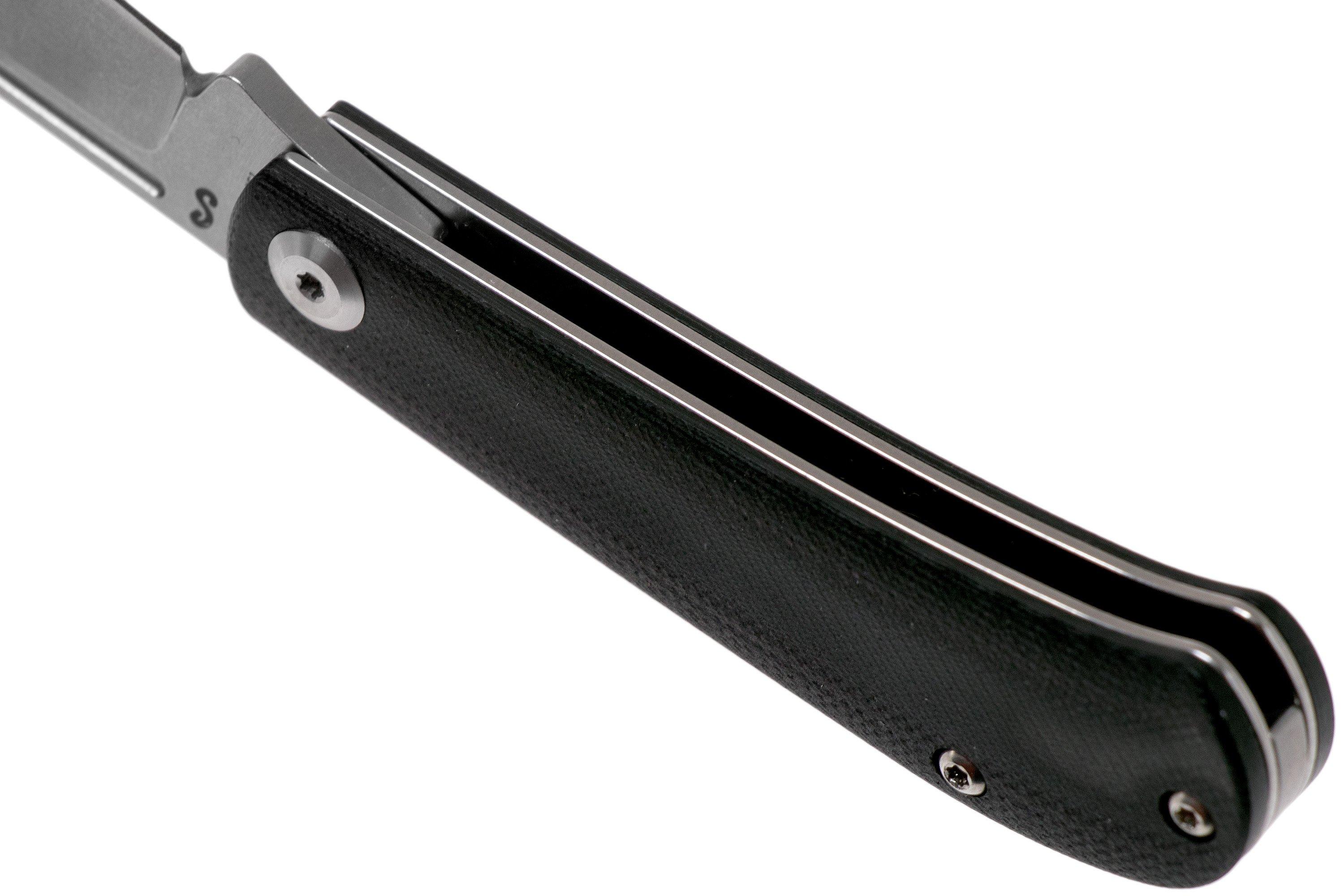 Kansept Bevy T2026S1 Black G10 pocket knife, Nick Swan design ...