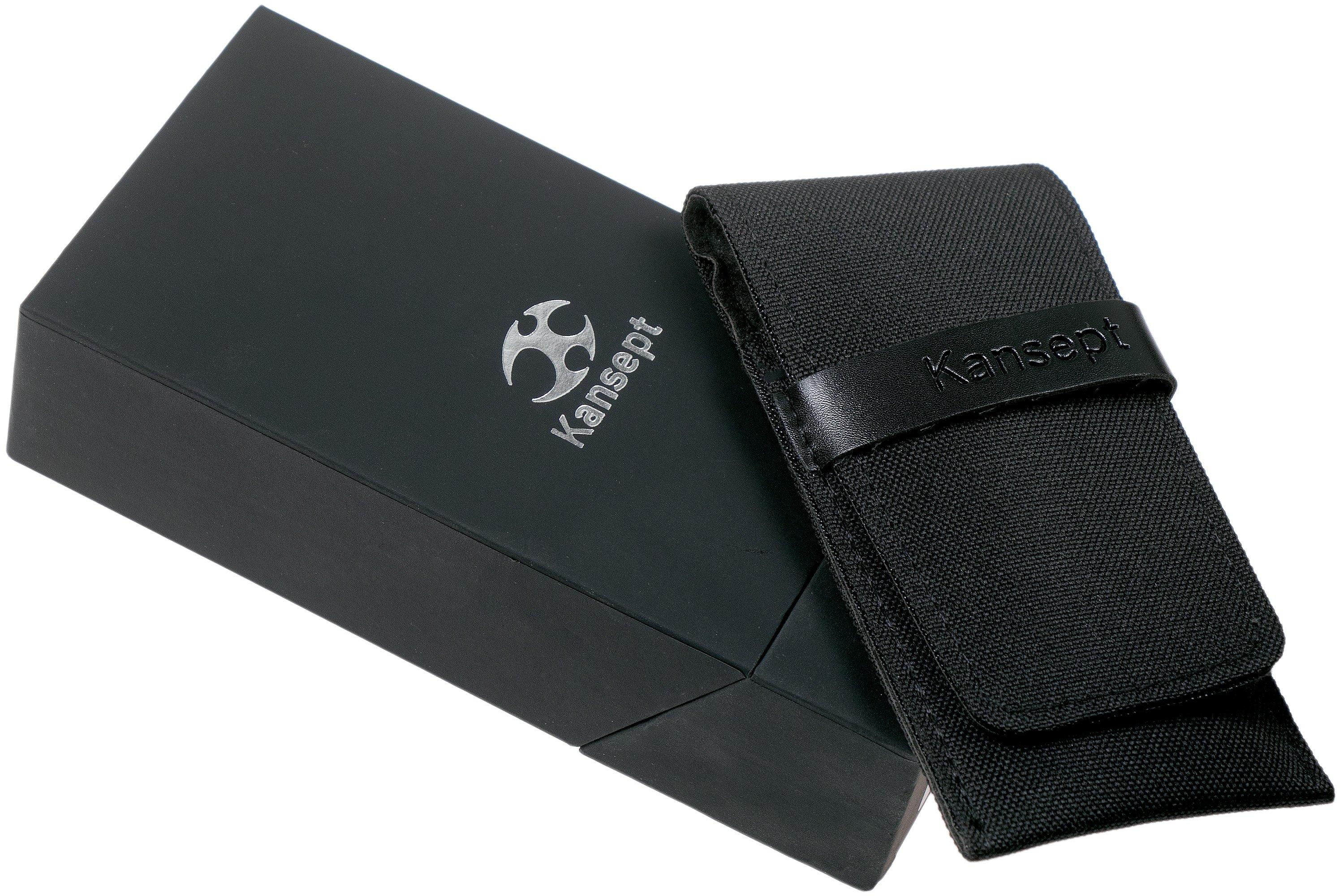 Kansept Bevy T2026S1 Black G10 pocket knife, Nick Swan design ...