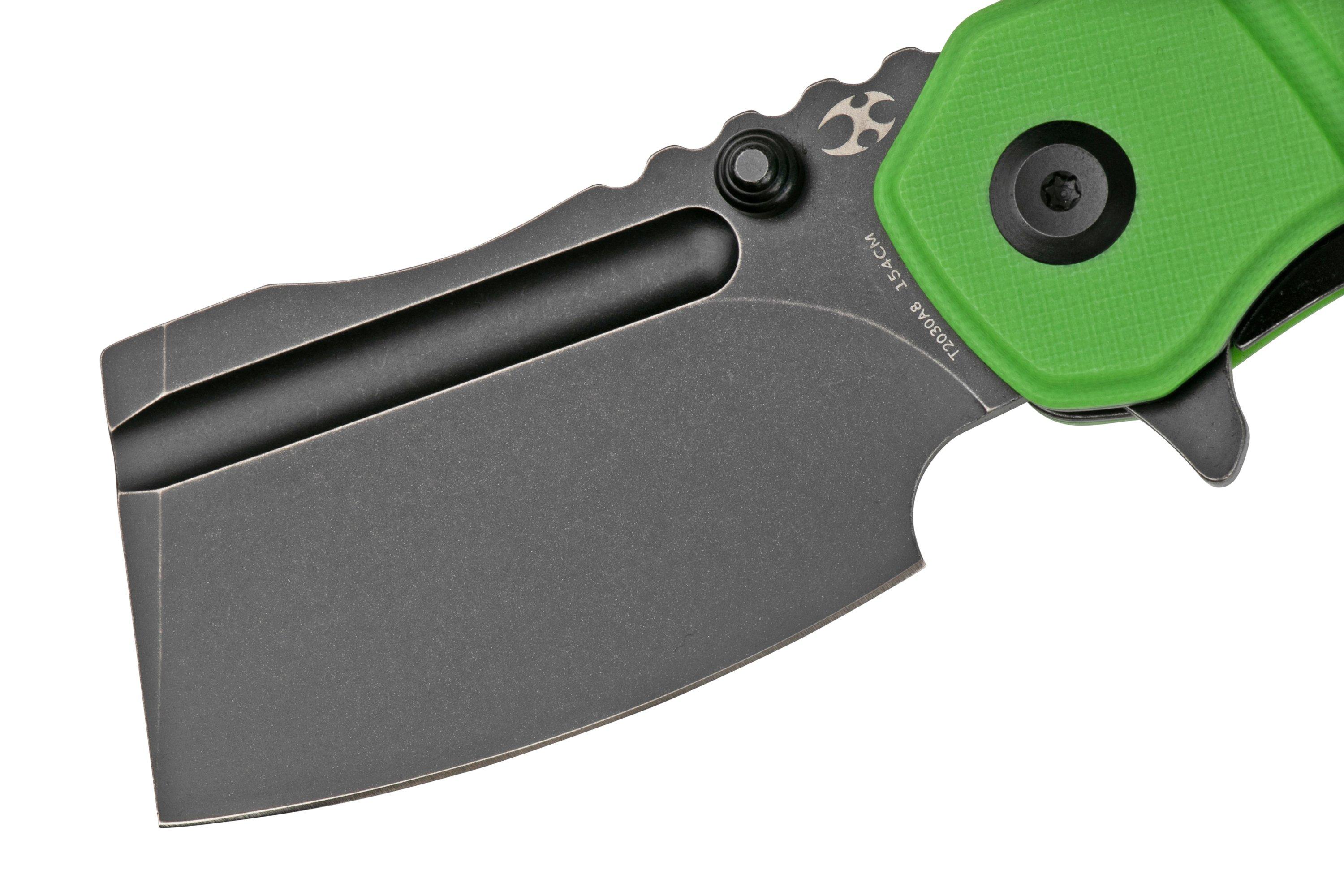 Nóż składany Kansept Korvid M T2030A8 Black, Green G10, projekt Justin ...