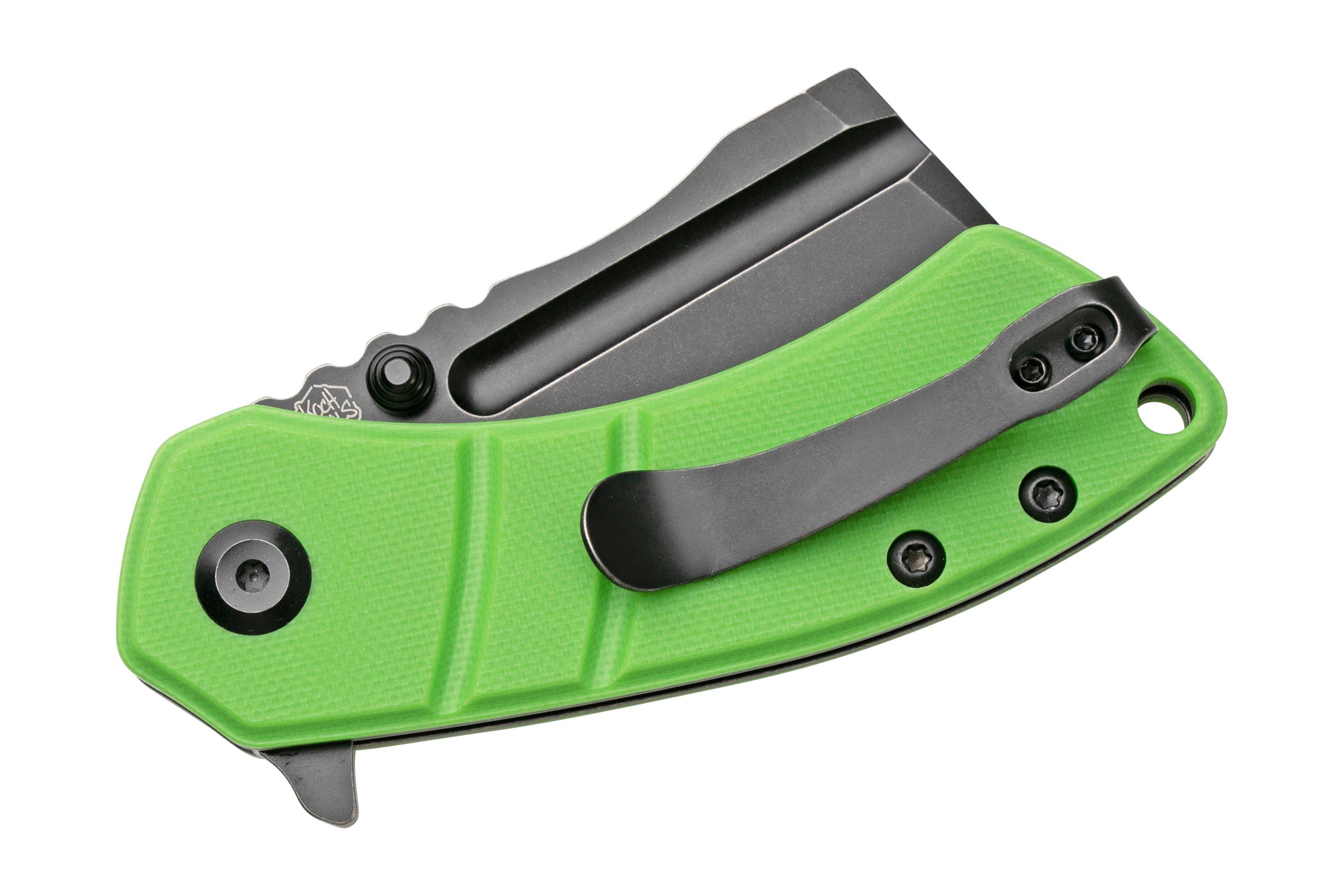 Kansept Korvid M T2030A8 Black, Green G10 coltello da tasca, Justin ...