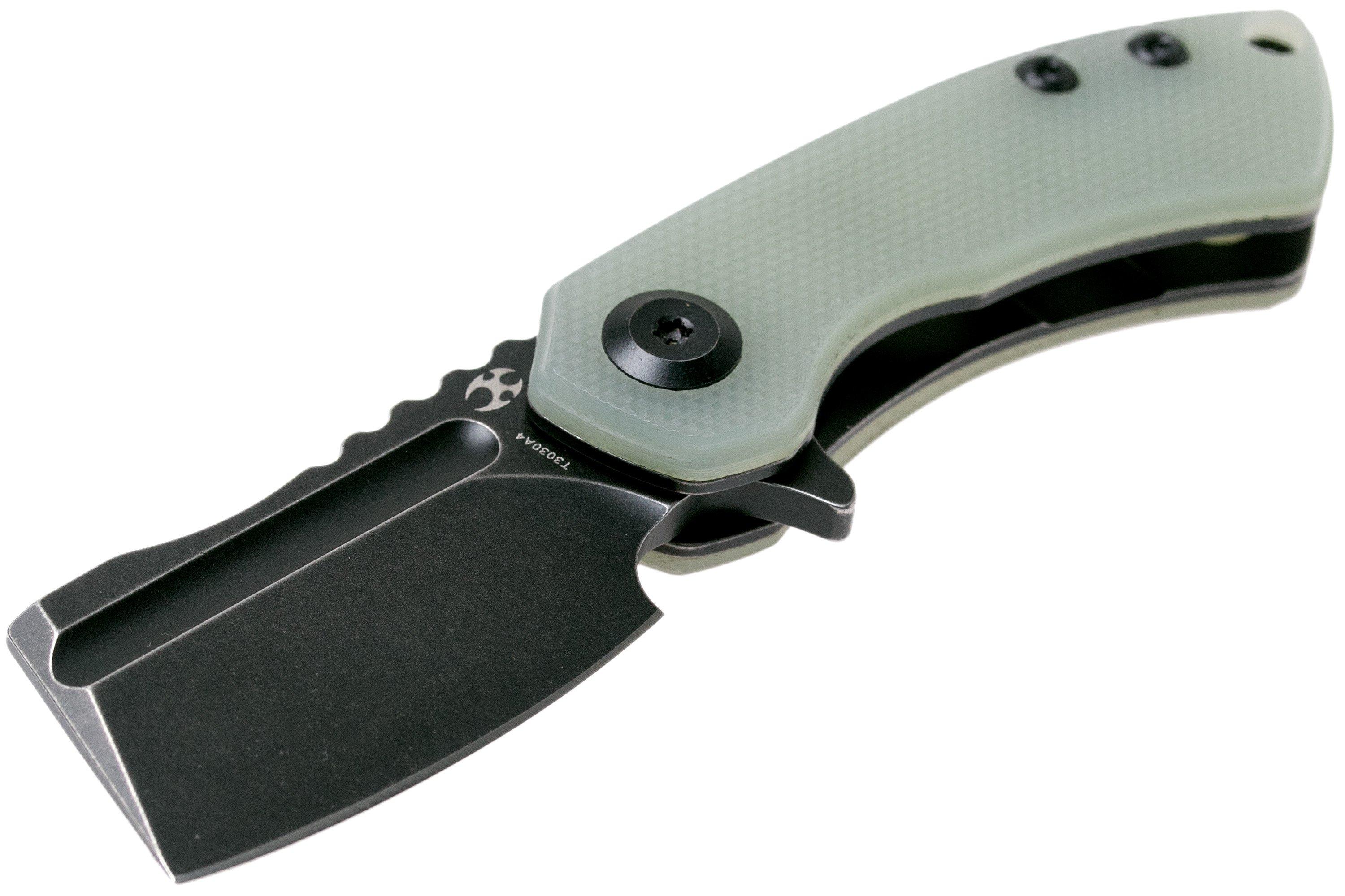 Kansept Mini Korvid T3030A4 Blackwashed, Natural G10 pocket knife ...