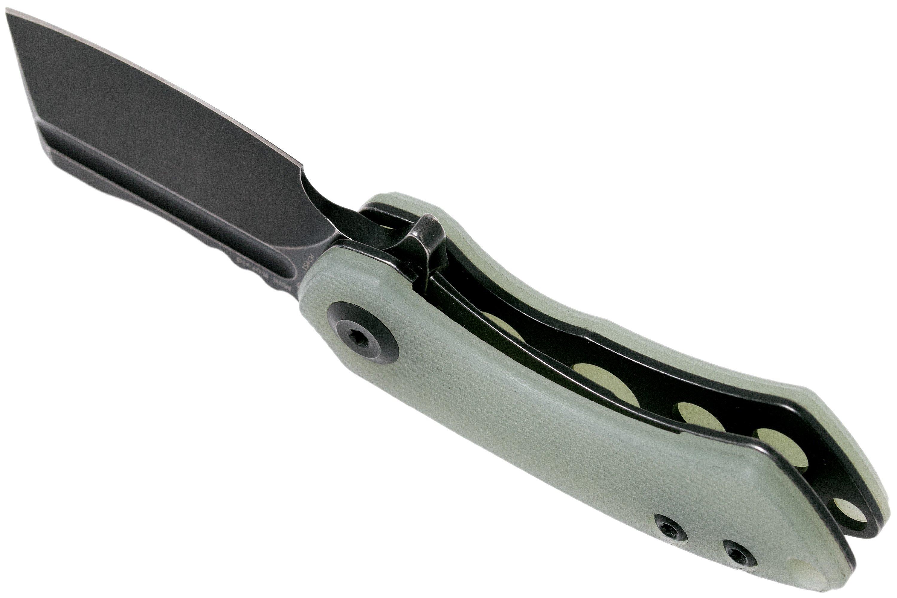 Kansept Mini Korvid T3030A4 Blackwashed, Natural G10 pocket knife ...