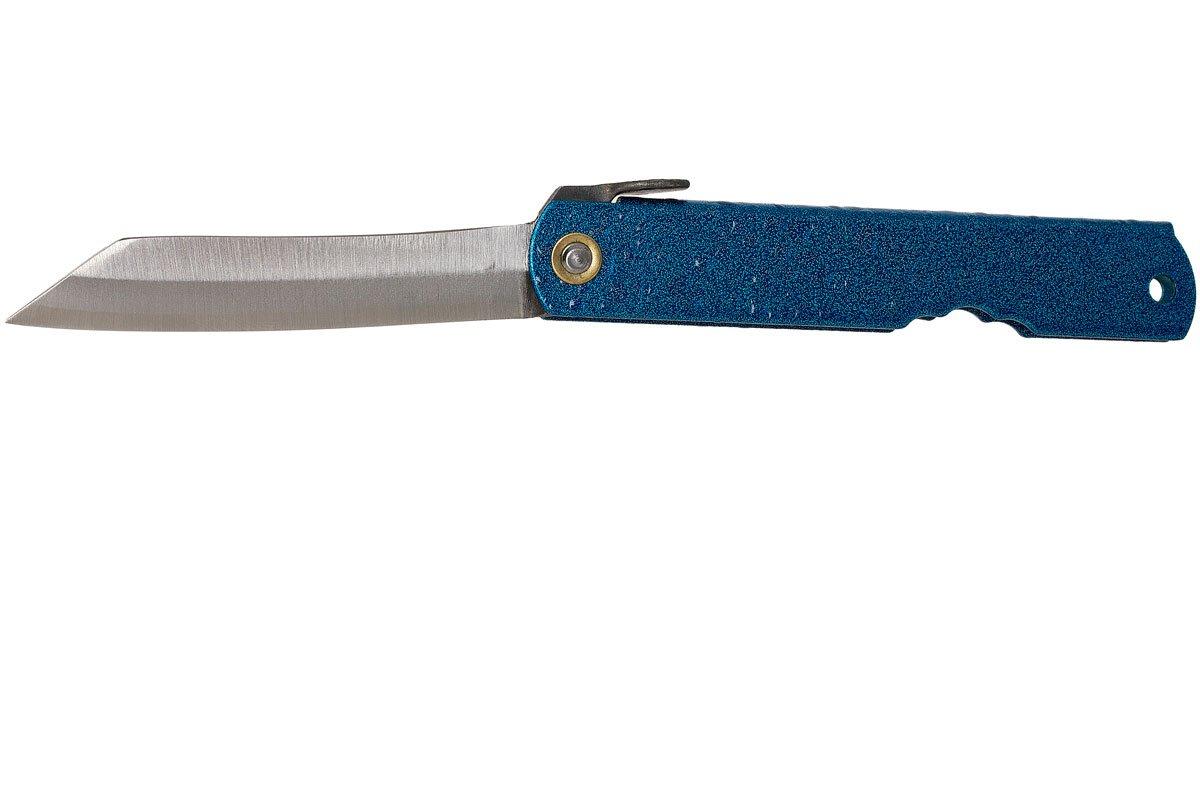 Higonokami navaja 7,3 cm HIGO28, Blue Paper Steel, azul | Compras con ...