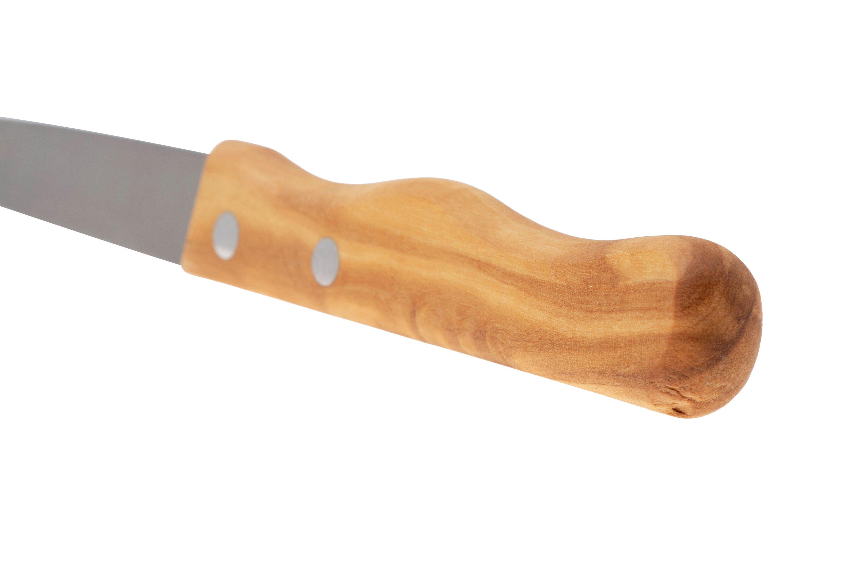 Knivesandtools Traditional Paring Knife, stainless steel, olive wood, 4 ...