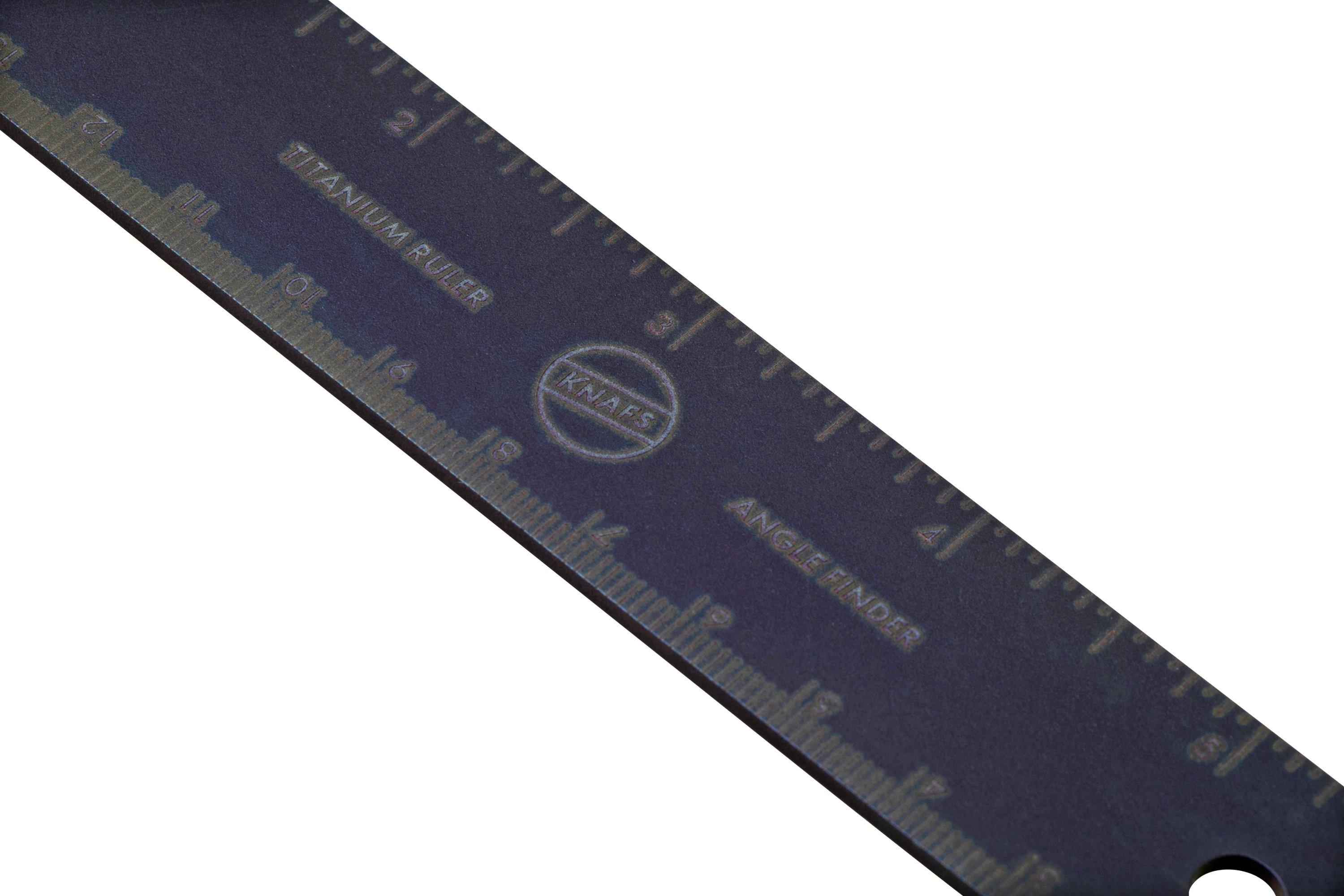 KNAFS Ruler with Knife Angle Finder, purple | Advantageously shopping ...
