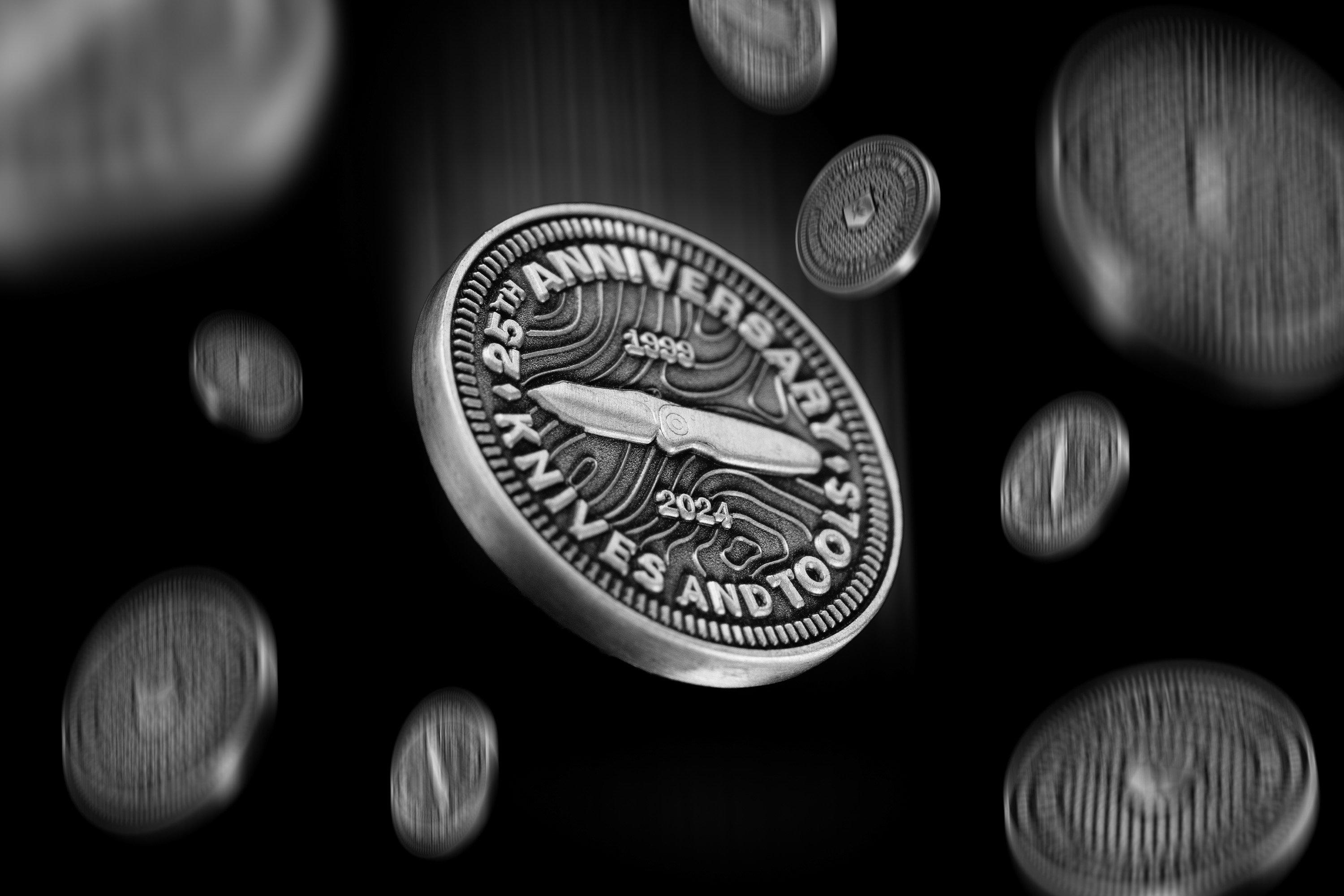 Knivesandtools 25th Anniversary Challenge Coin 2024 | Advantageously ...