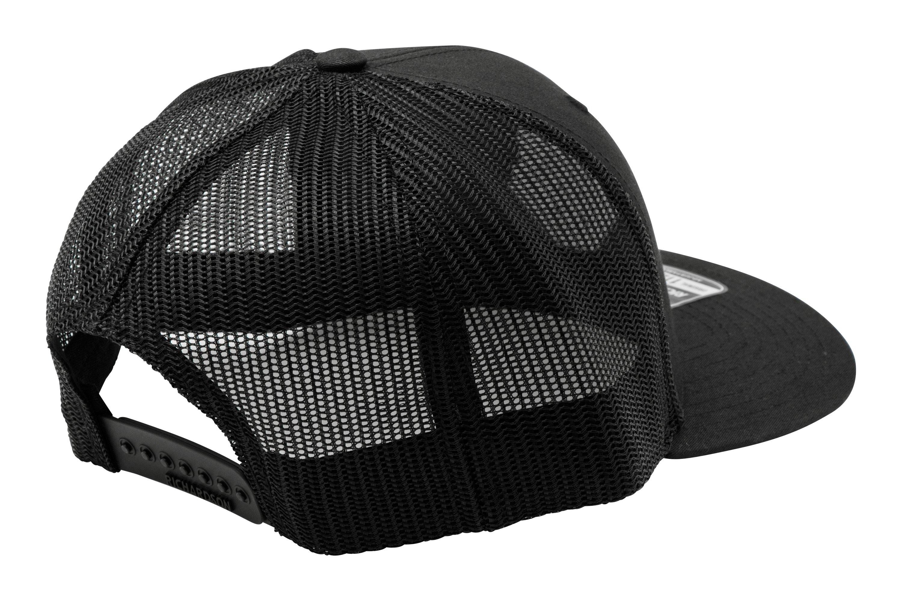 Jack Wolf Trucker Hat JWHAT Richardson 112 trucker cap, black ...