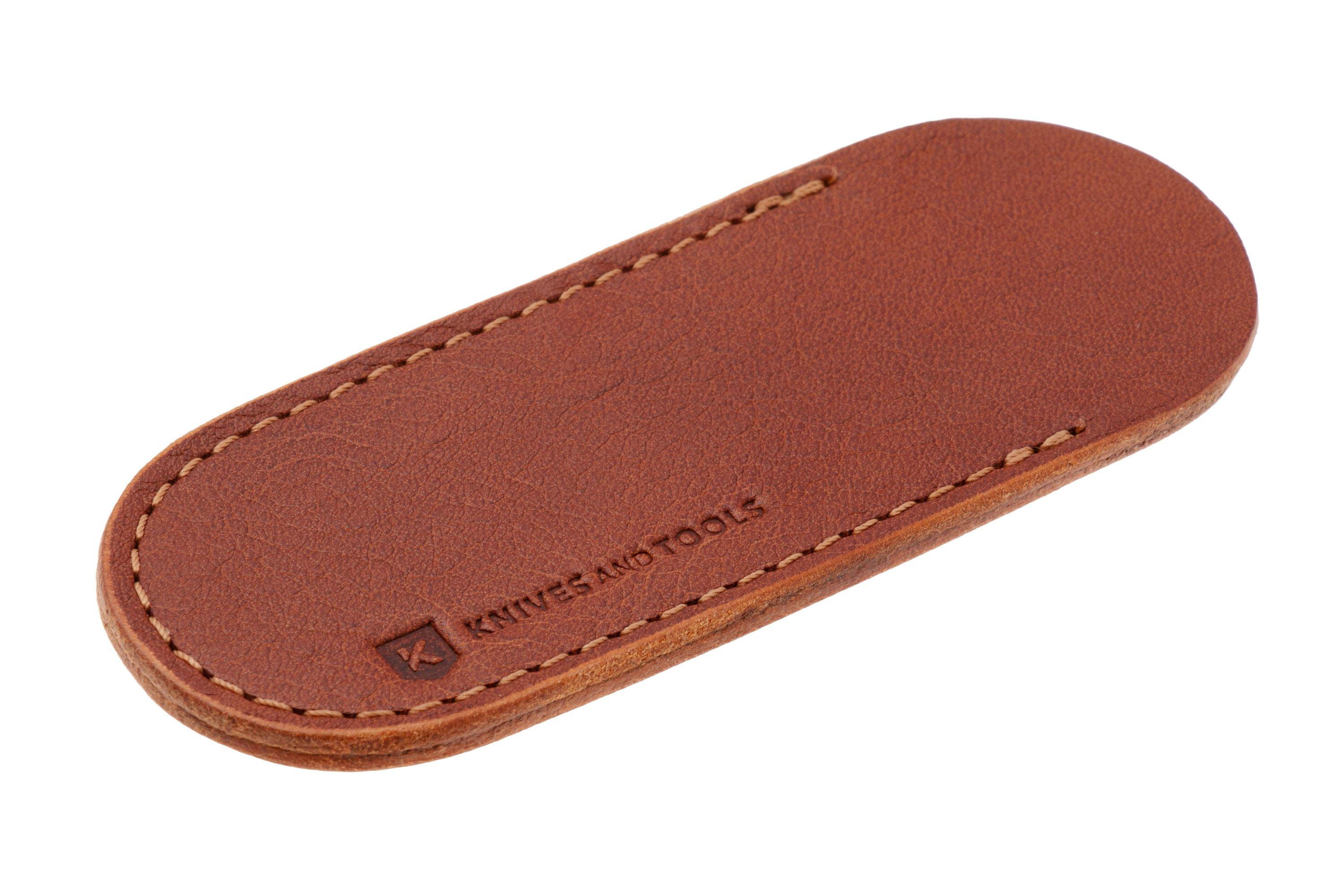 Knivesandtools Leather Sheath, Cognac, Small | Advantageously shopping ...