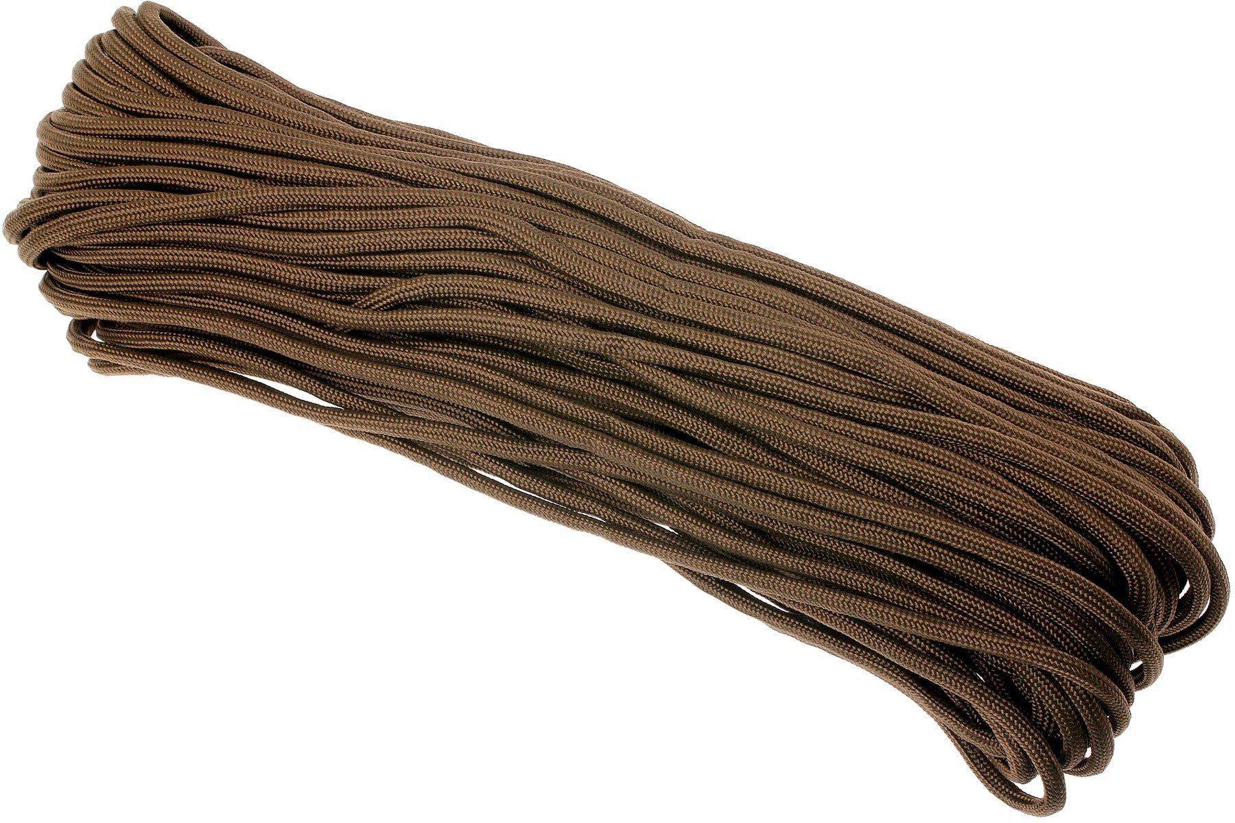 550 Paracord type III, color: brown, 100 ft (30.48 m) | Advantageously ...