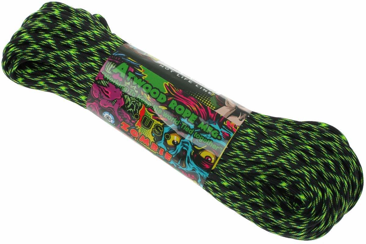 550 Paracord type III, color: Decay Zombie, 100 ft (30.48 m ...