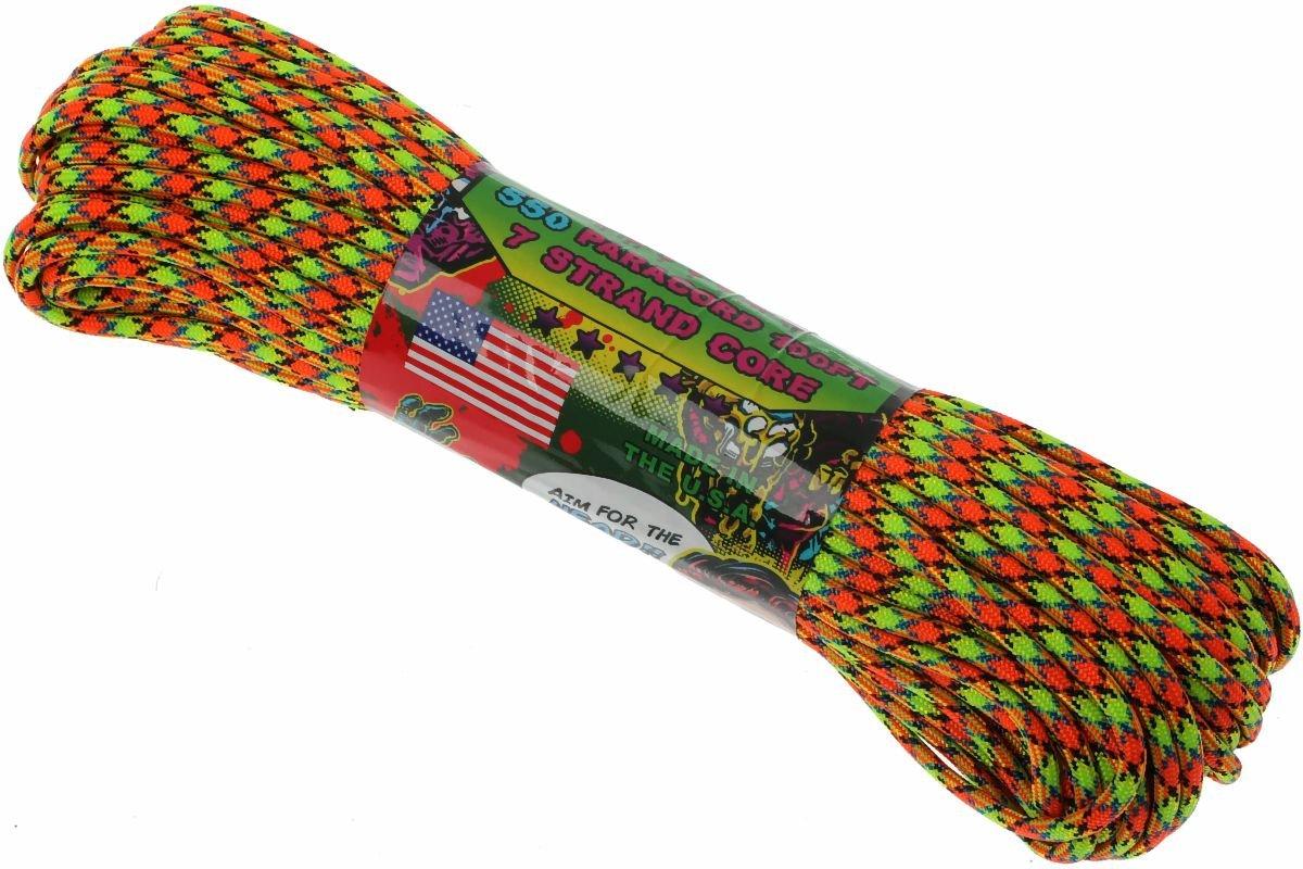 550 Paracord type III, kleur: Virus Zombie, 100ft (30,48 m) | Voordelig ...