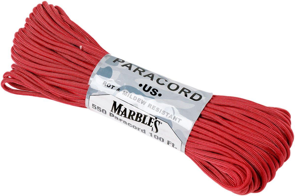 550 Paracord type III, kleur: Red, 100ft (30,48 m) | Voordelig kopen ...