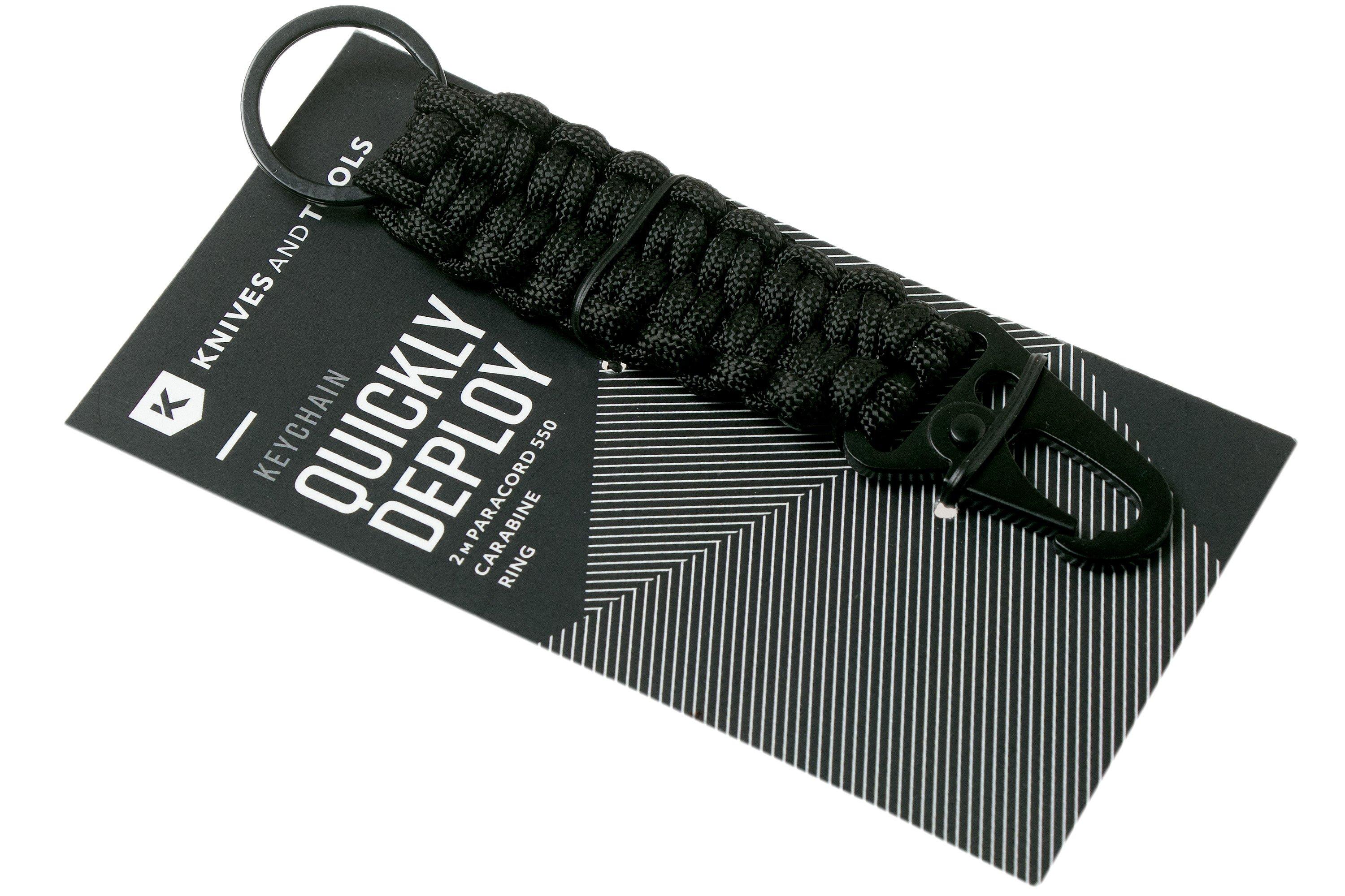 Knivesandtools paracord keychain quickly deploy, black | Advantageously ... Knivesandtools paracord keychain quickly deploy, black | Advantageously ...