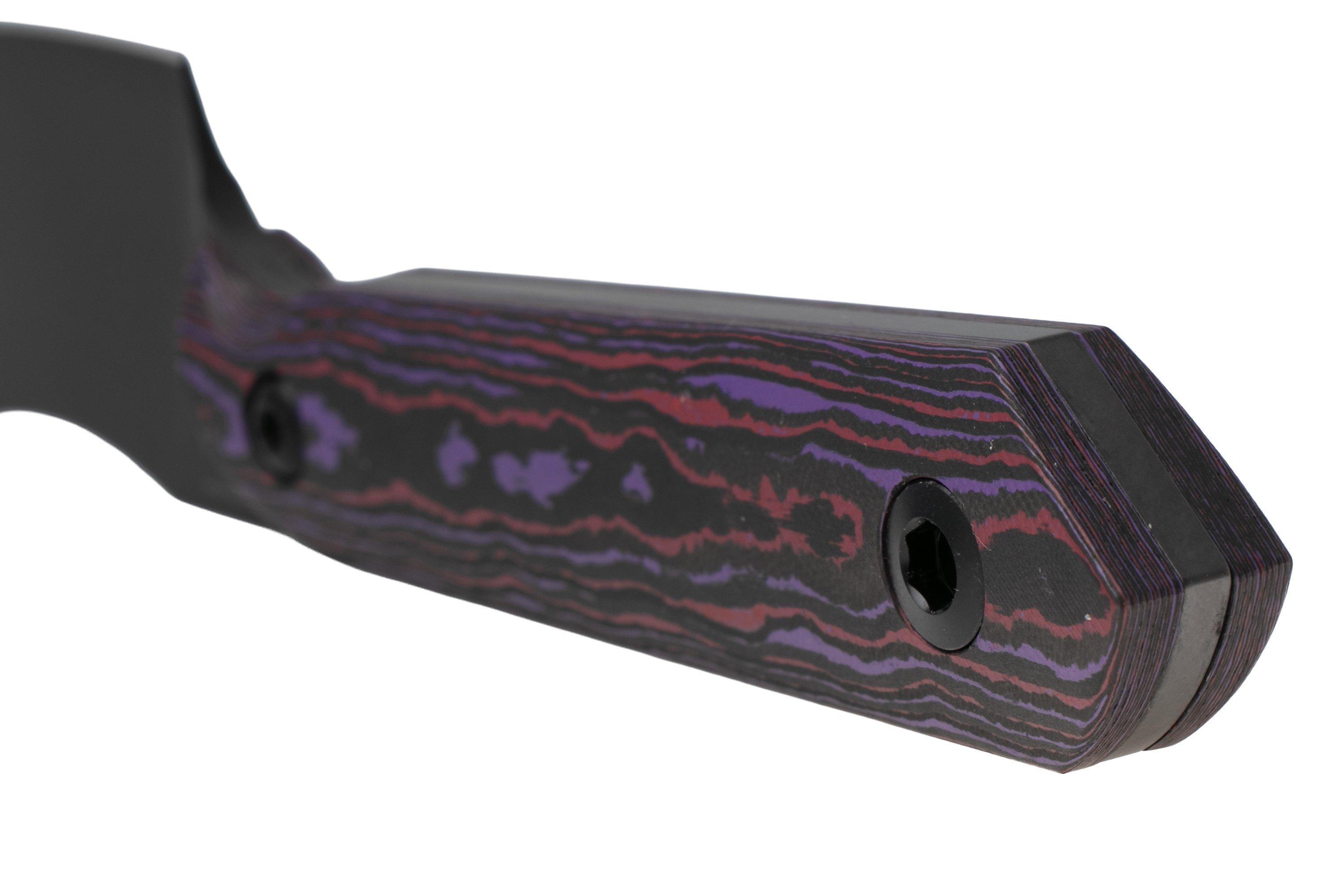 Kizer Harpoon Mini 1040S9, Black CPM S45VN, Red/Purple/Black Fat Carbon ...