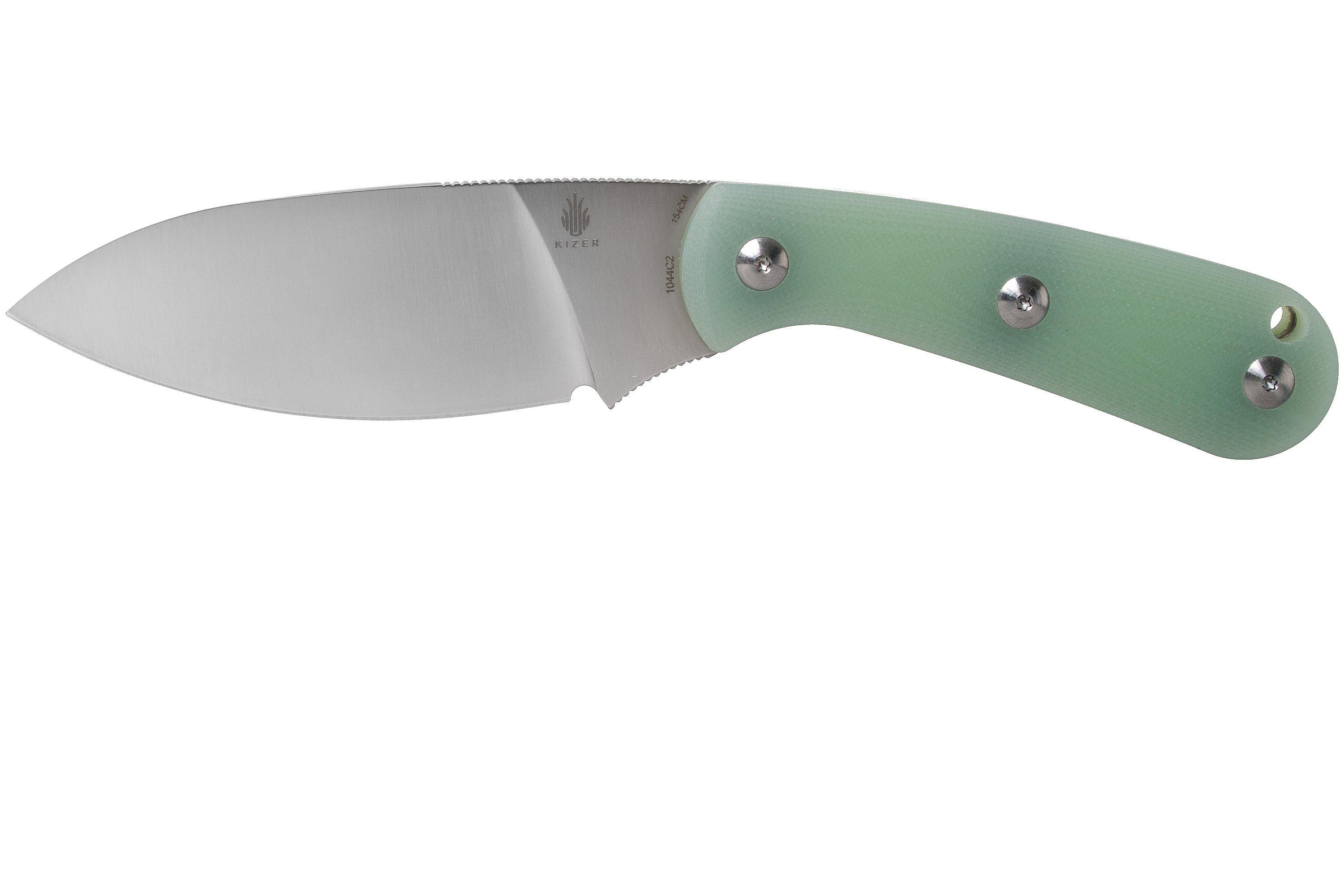 Kizer Baby, G10, 154CM, 1044C2 fixed knife | Advantageously shopping at ...