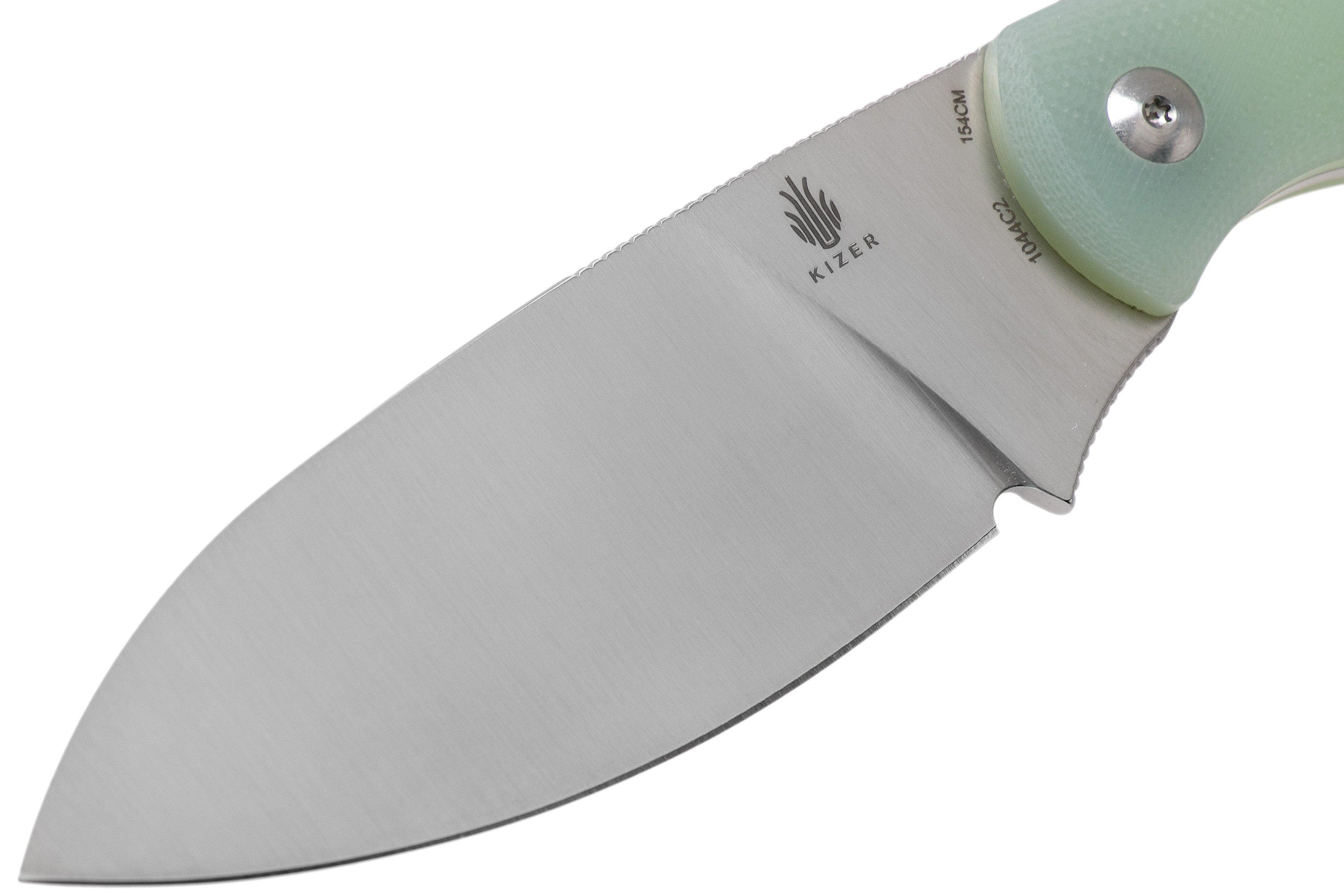 Kizer Baby, G10, 154CM, 1044C2 fixed knife | Advantageously shopping at ...